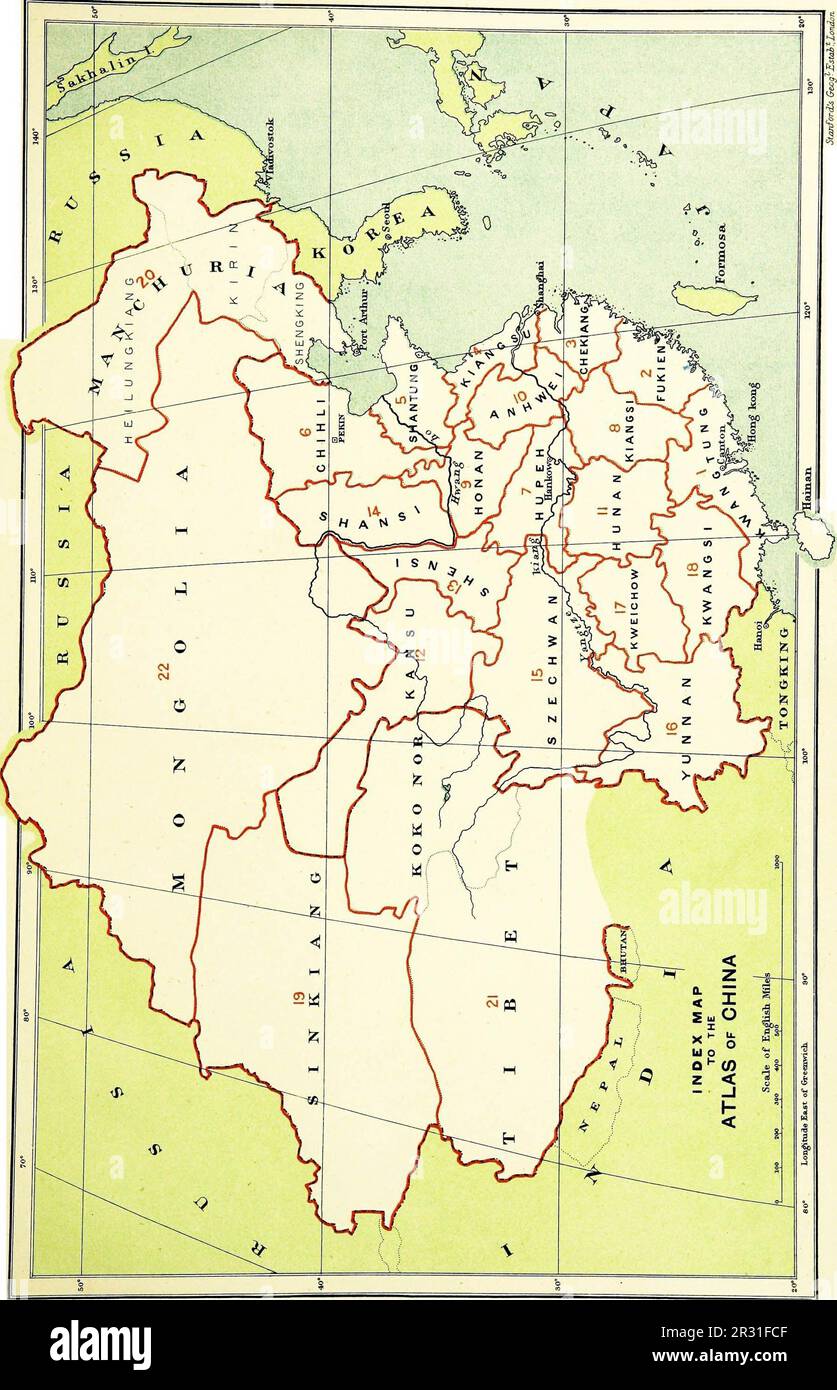 "Complete atlas of China : containing separate maps of the eighteen ...