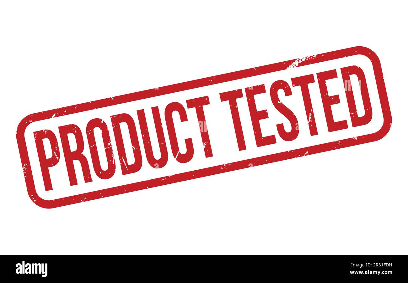 Product Tested Rubber Stamp Seal Vector Stock Vector Image & Art - Alamy