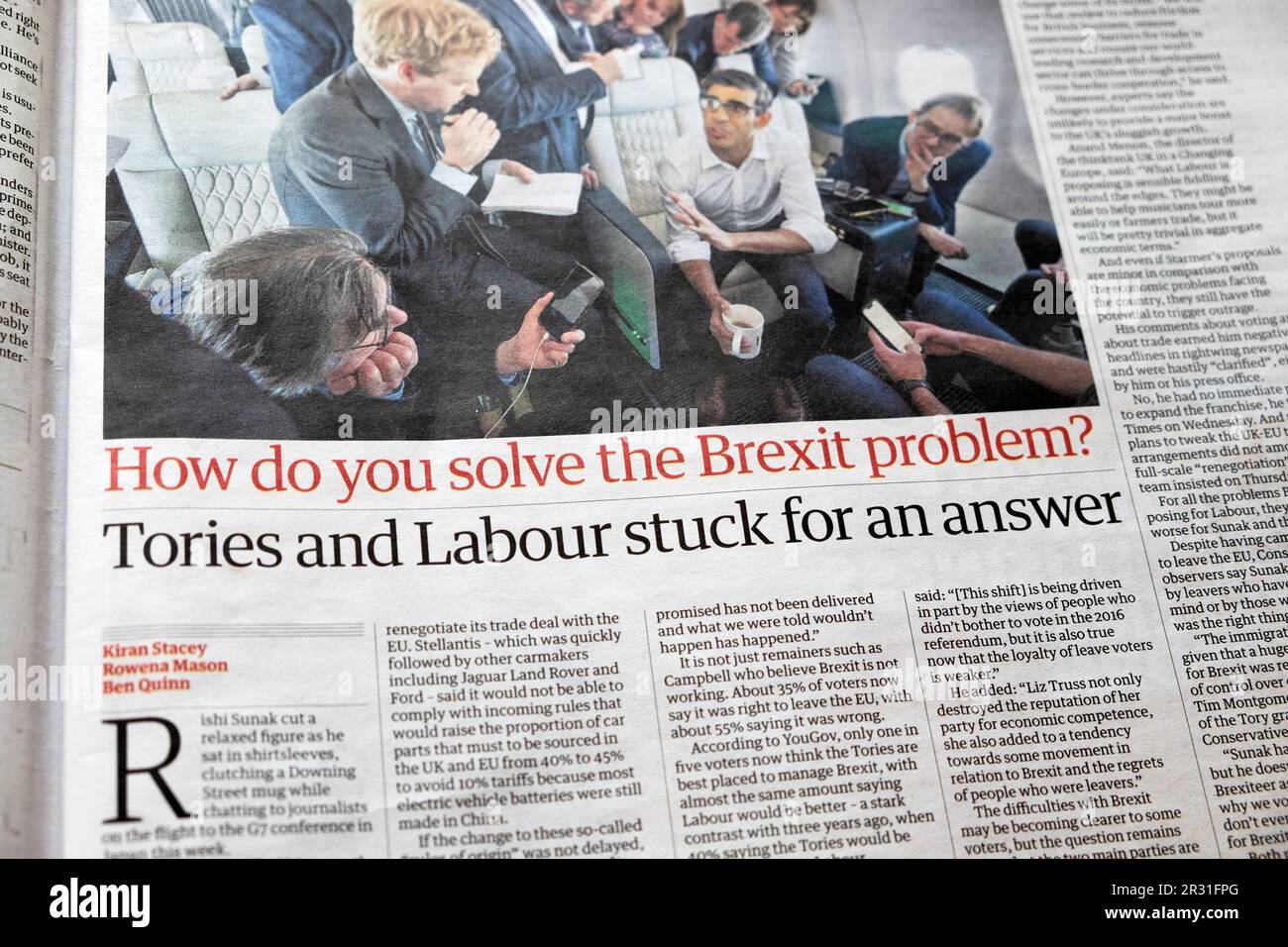 ''How do you solve the Brexit problem? Tories and Labour stuck for an ...