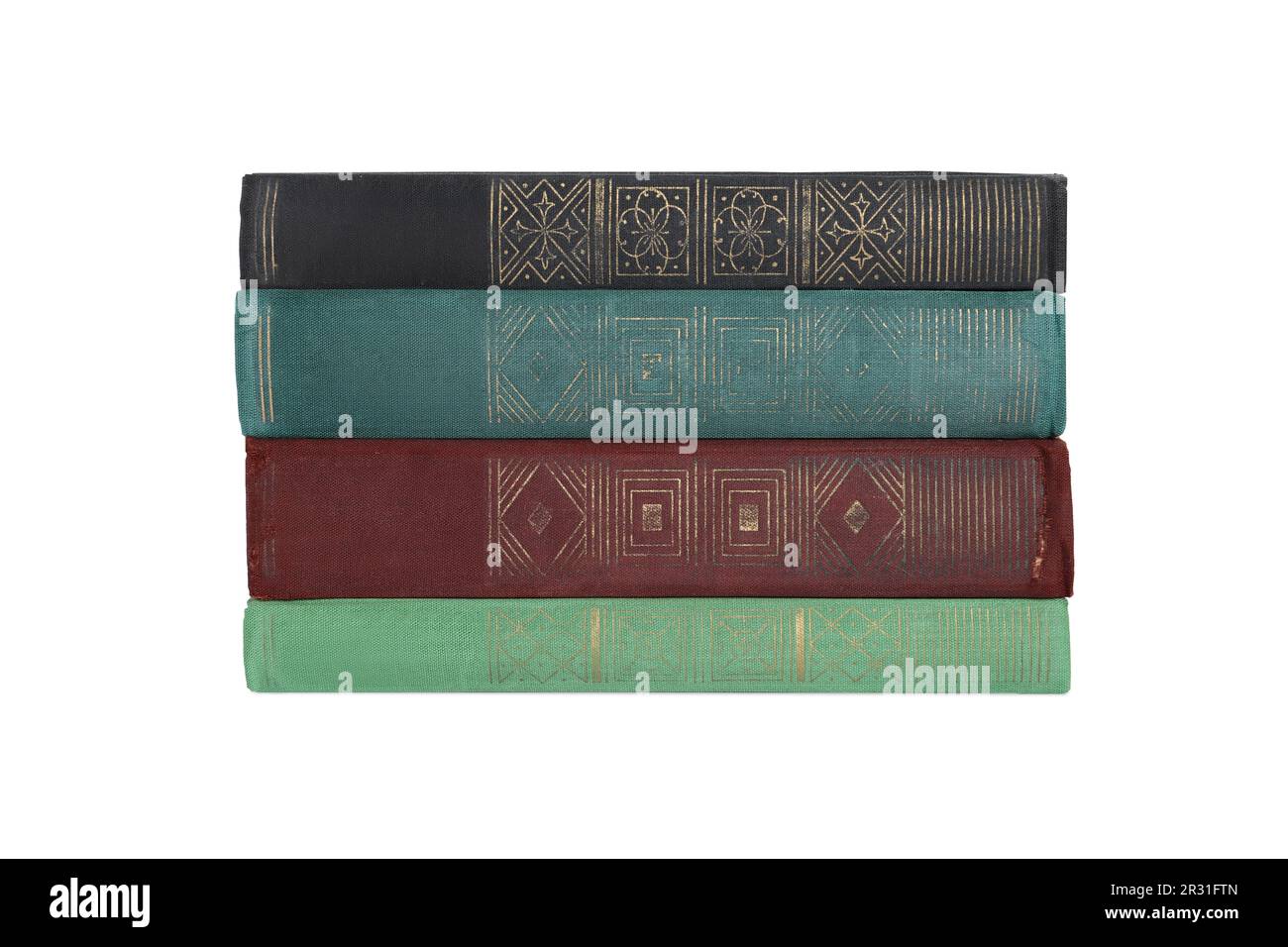 Stack of many old hardcover books isolated on white Stock Photo - Alamy