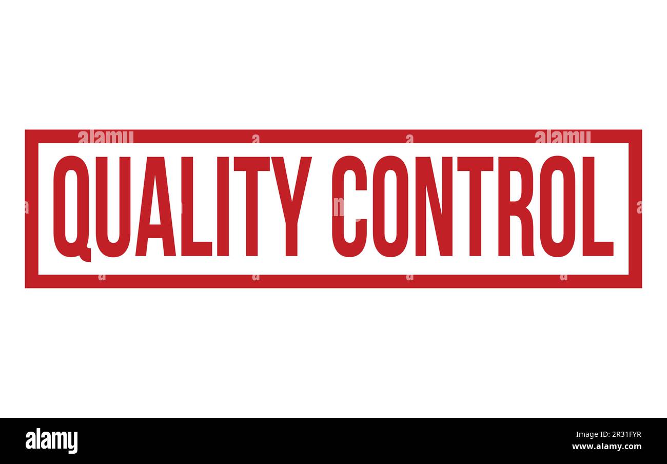 Red Quality Control Rubber Stamp Seal Vector Stock Vector Image & Art ...