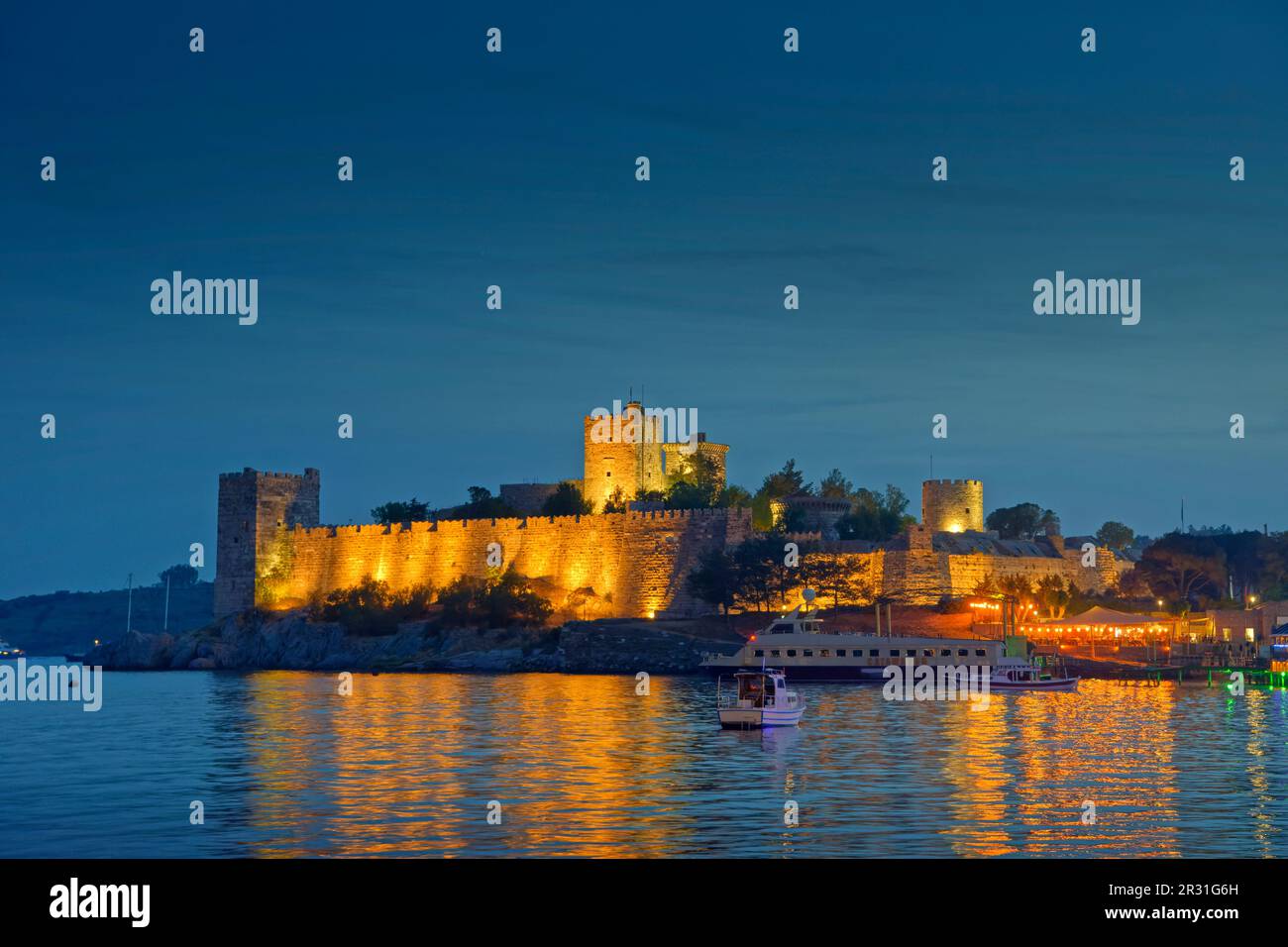 St. Peter's Castle at Bodrum, Mugla Province, Turkey Stock Photo - Alamy