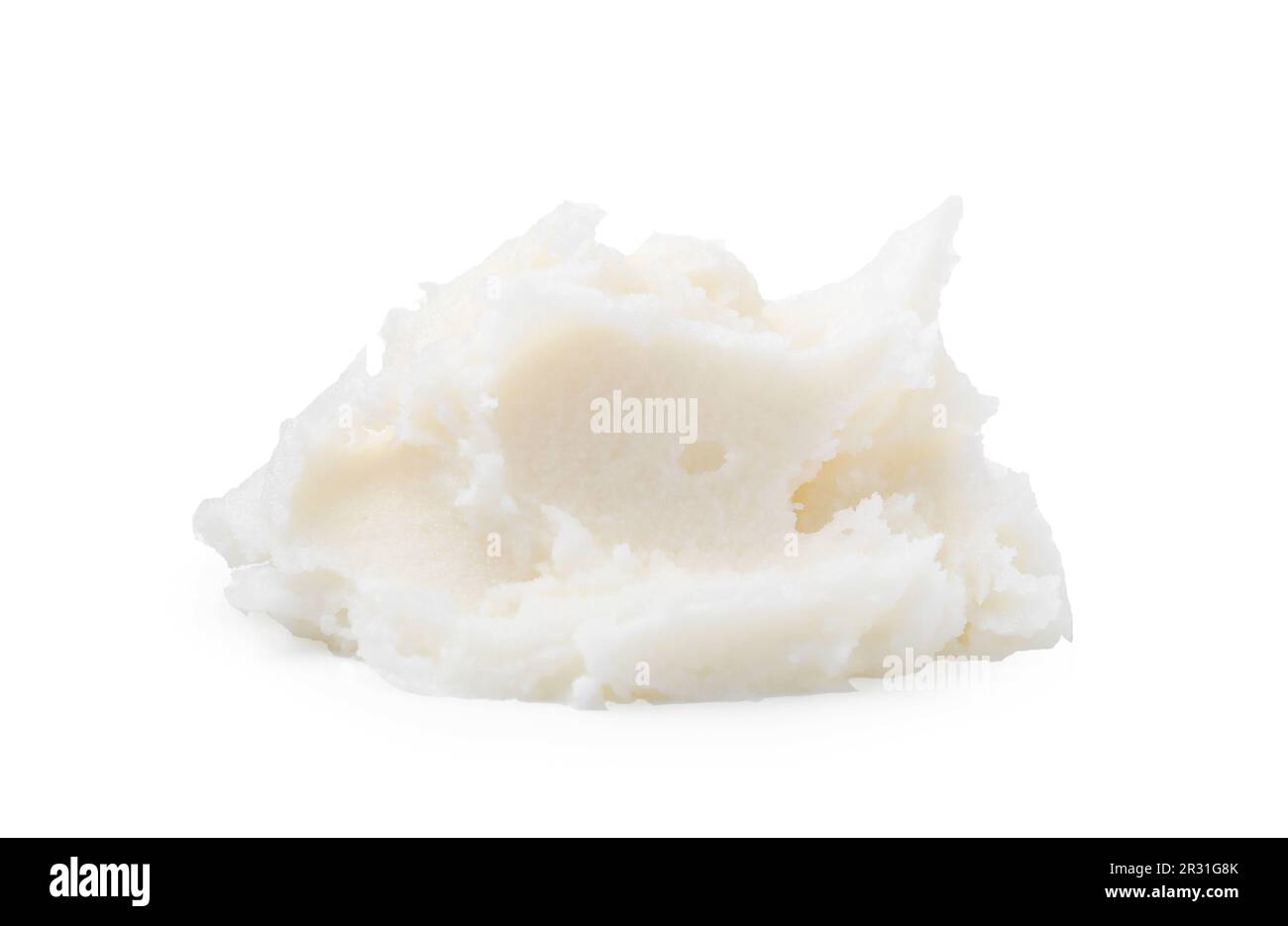 Delicious natural pork lard isolated on white Stock Photo - Alamy