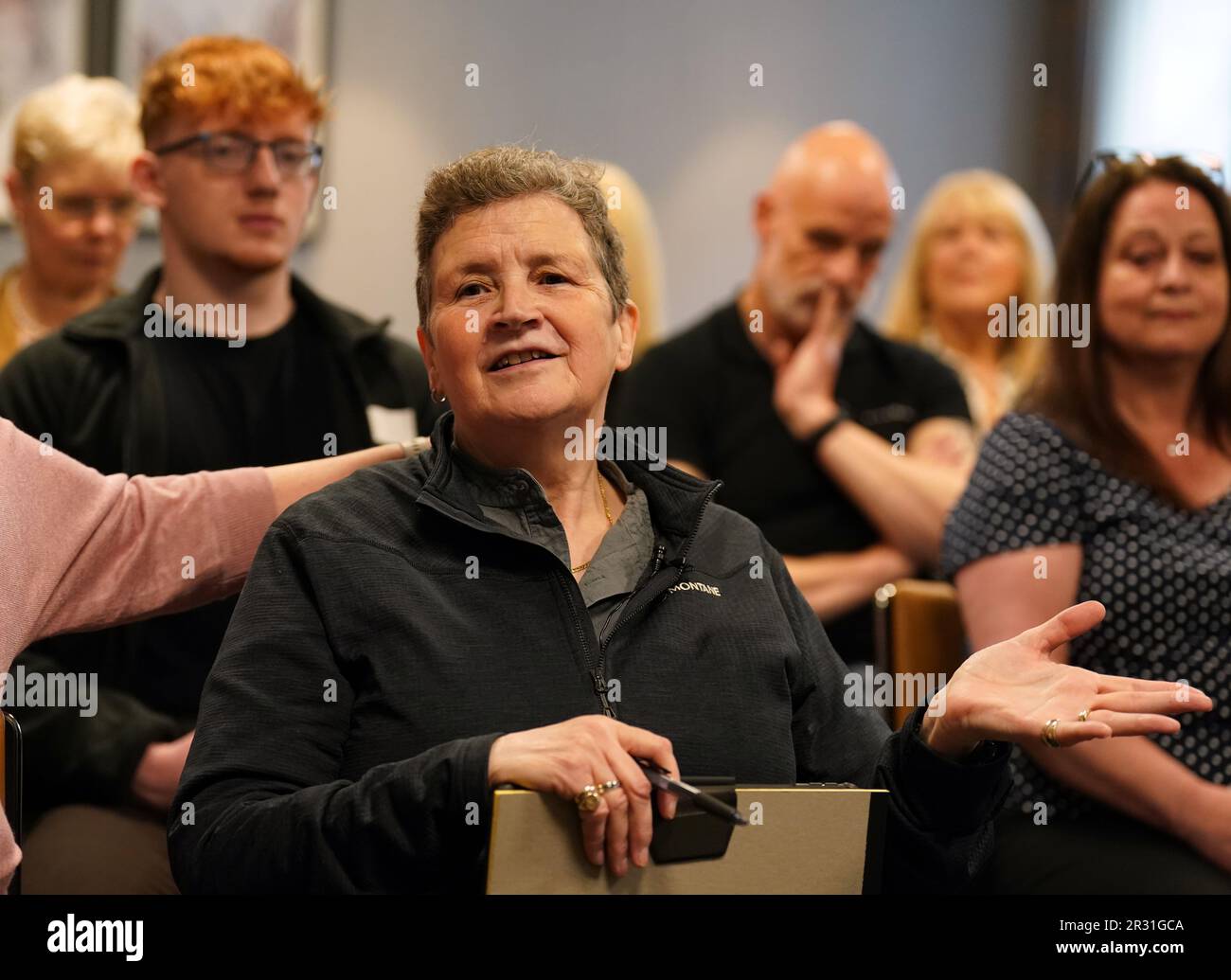 Jane Morrison alongside other members from the 'Scottish Covid Bereaved ...