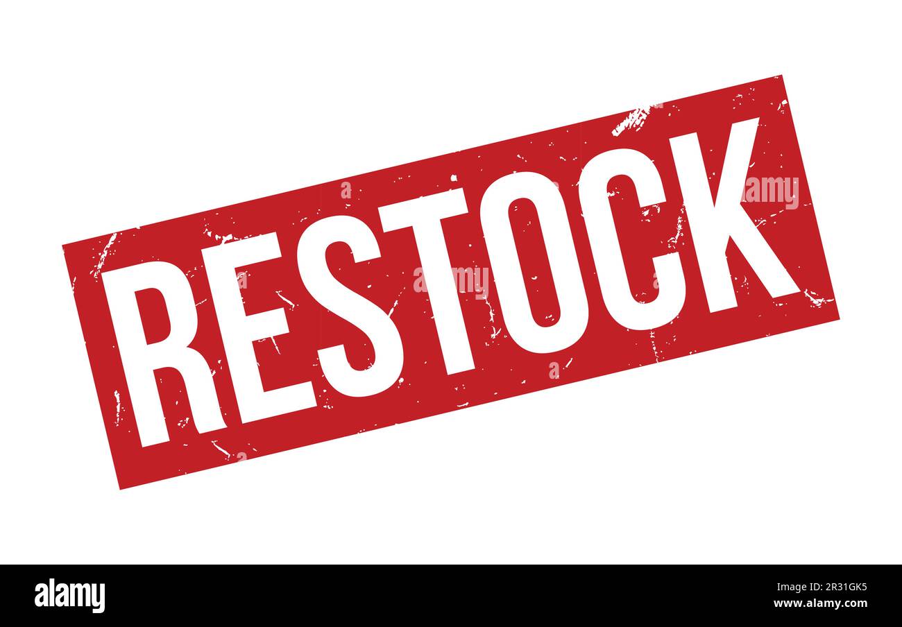 Restock Rubber Stamp Seal Vector Stock Vector Image & Art - Alamy