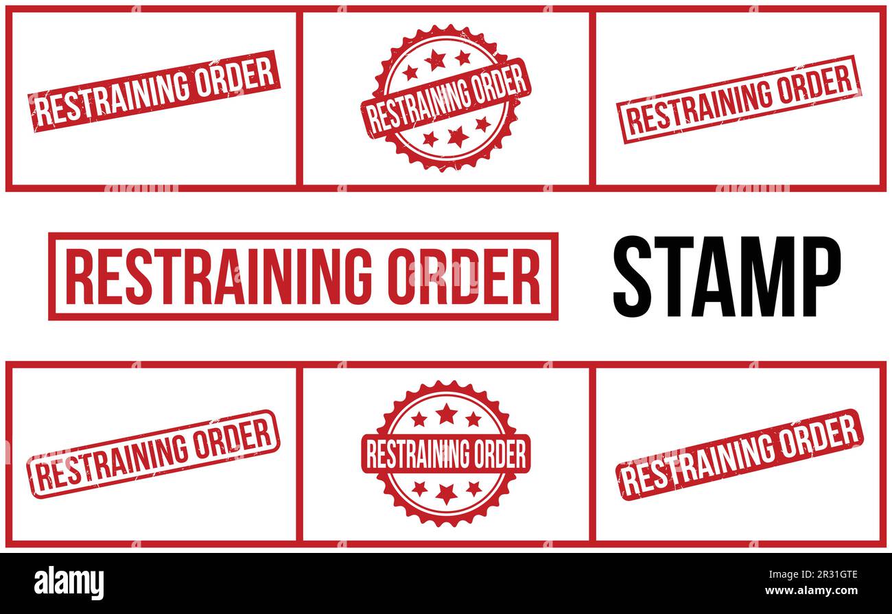 Restraining order stamp hi-res stock photography and images - Alamy