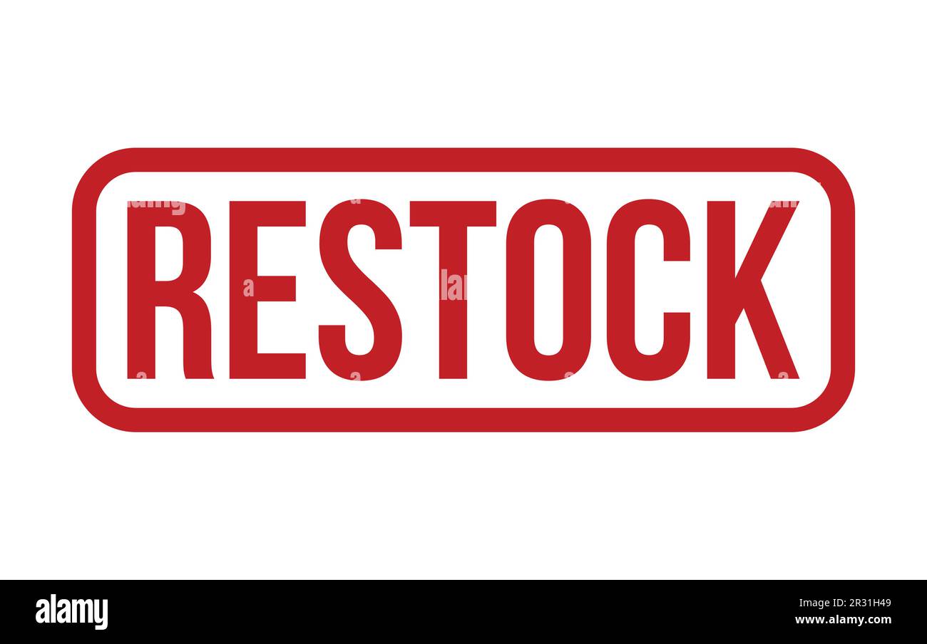 Restock stamp hi-res stock photography and images - Alamy