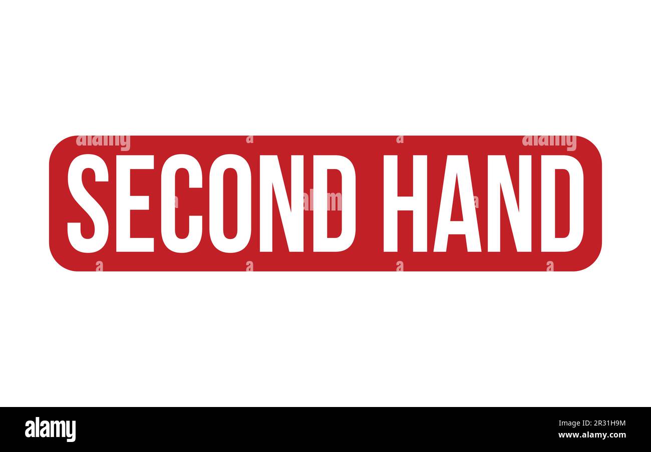 Second Hand Rubber Stamp Seal Vector Stock Vector Image & Art - Alamy