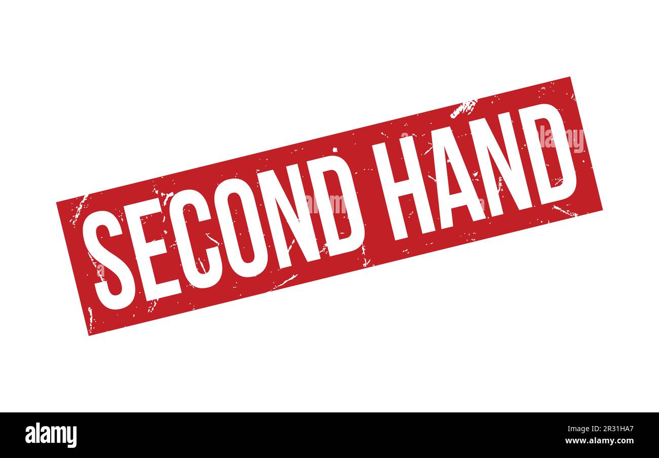 Second Hand Rubber Stamp Seal Vector Stock Vector Image & Art - Alamy