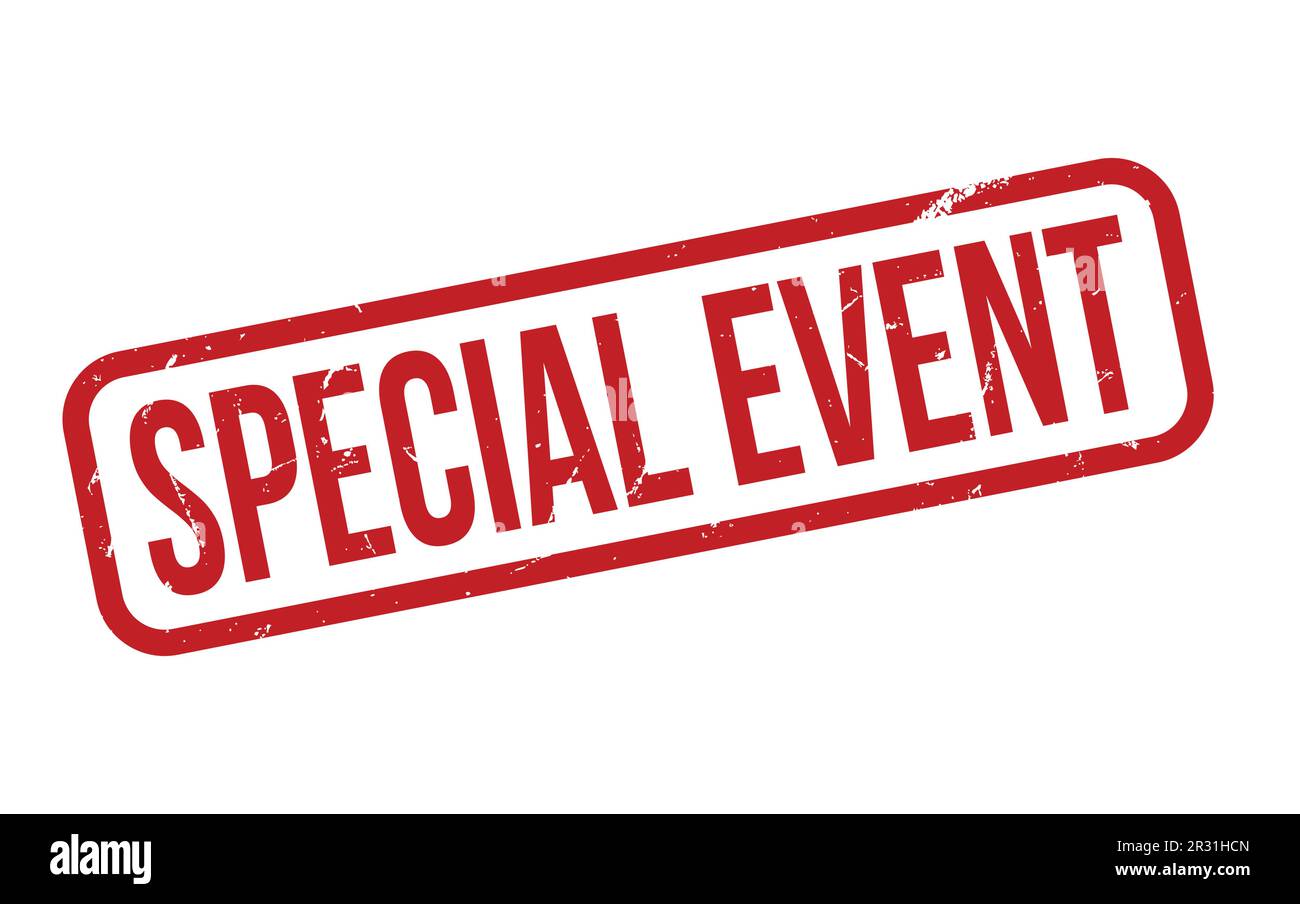 Special Event Rubber Stamp Seal Vector Stock Vector Image & Art - Alamy