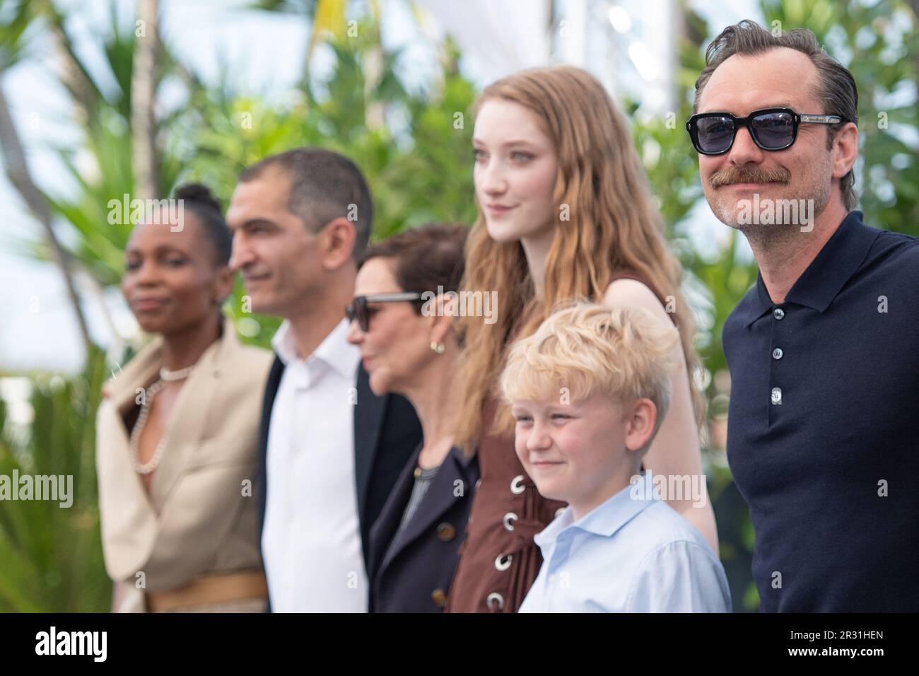Cannes, France. 22nd May, 2023. Sam Riley, Alicia Vikander, Karim ...