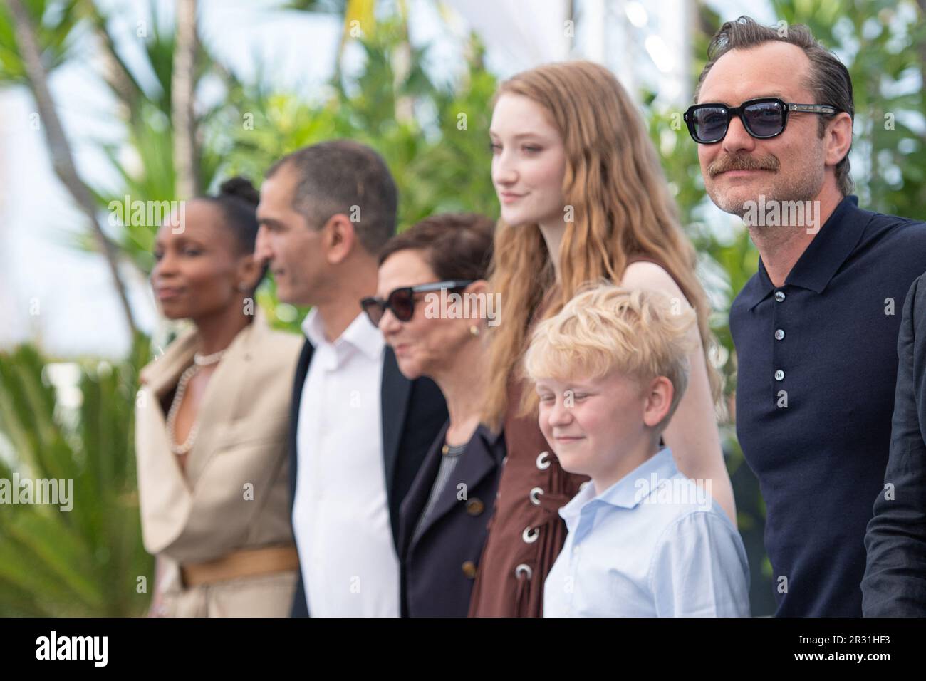 Cannes, France. 22nd May, 2023. Sam Riley, Alicia Vikander, Karim ...