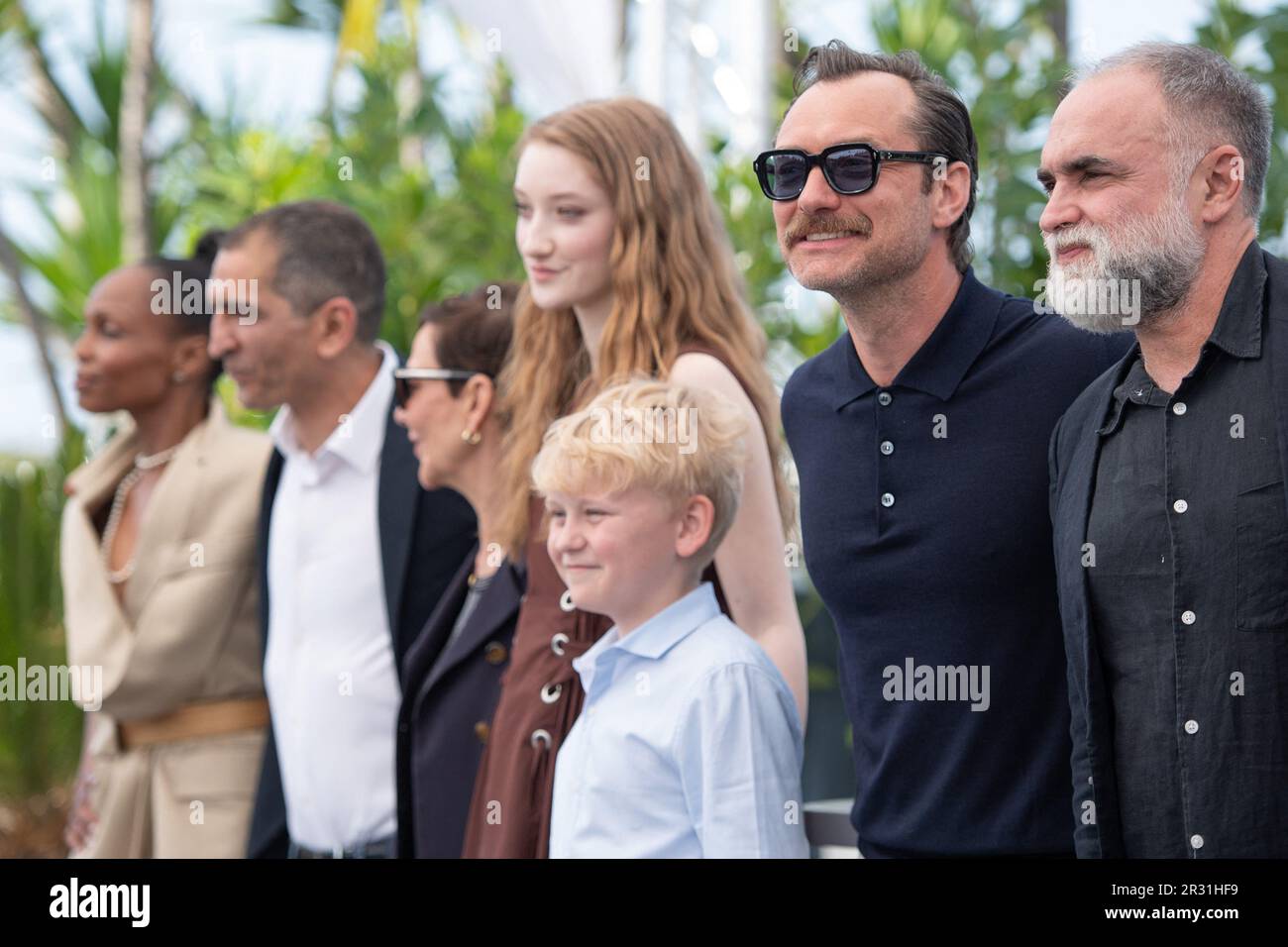 Cannes, France. 22nd May, 2023. Sam Riley, Alicia Vikander, Karim ...