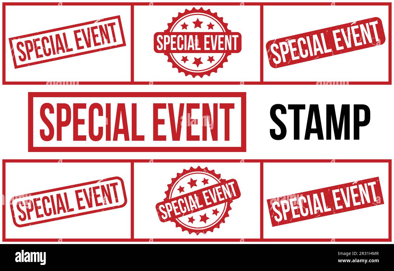 Special Event Rubber Stamp set Vector Stock Vector Image & Art - Alamy