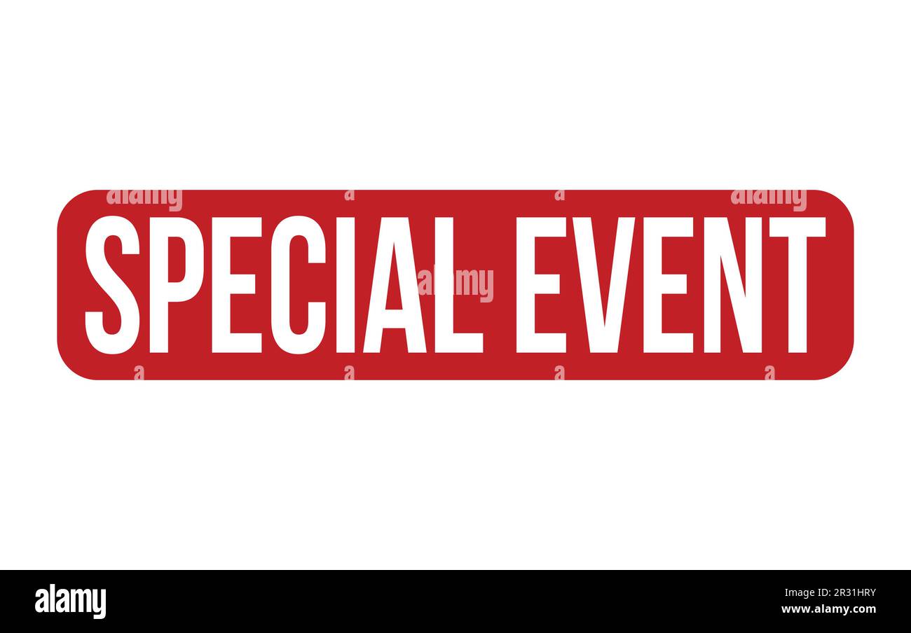 Special Event Rubber Stamp Seal Vector Stock Vector Image & Art - Alamy