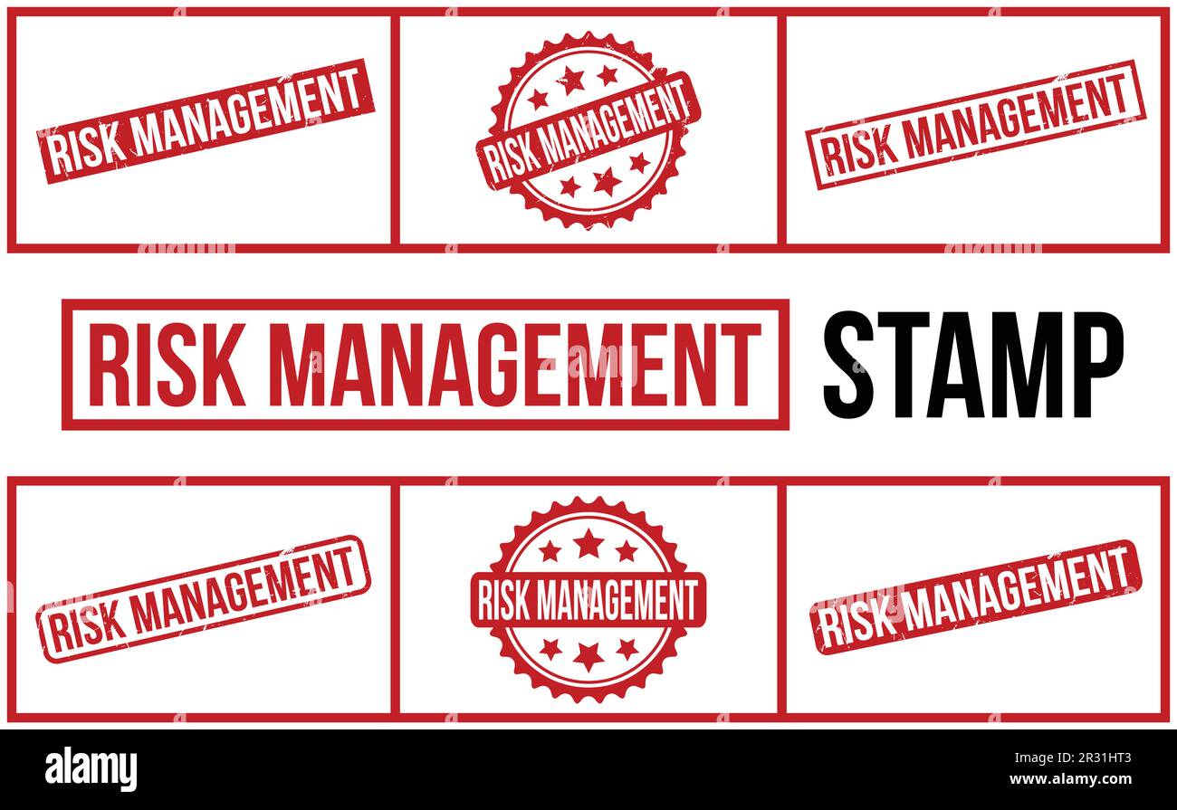 Risk Management rubber grunge stamp set vector Stock Vector Image & Art - Alamy