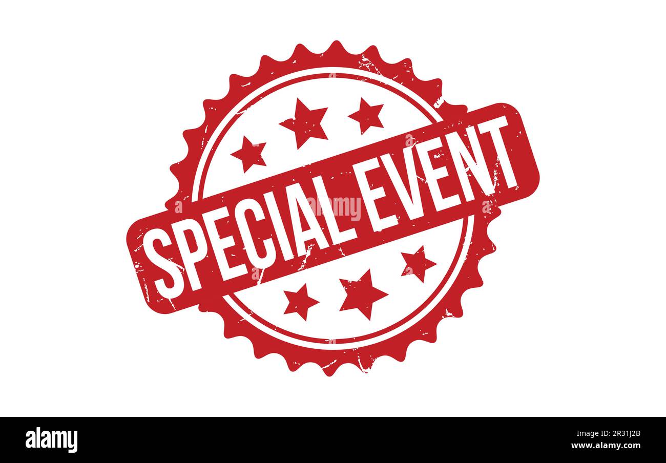 Special Event Rubber Stamp Seal Vector Stock Vector Image & Art - Alamy