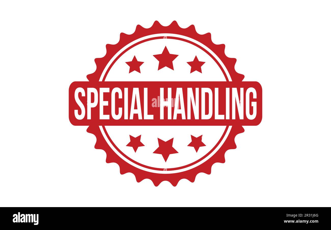 Special handling seal Cut Out Stock Images & Pictures - Alamy