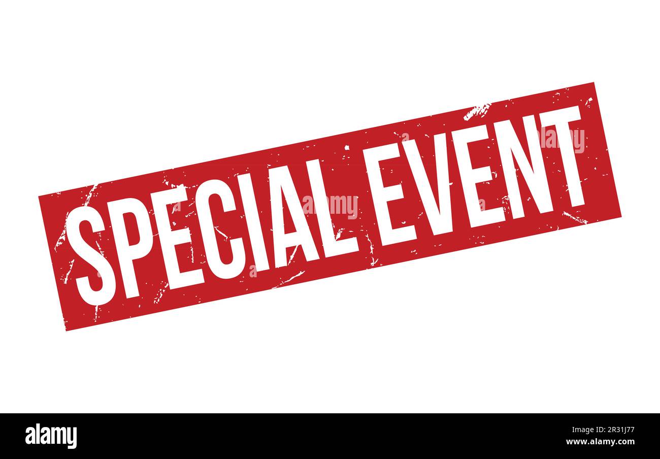 Special Event Rubber Stamp Seal Vector Stock Vector Image & Art - Alamy