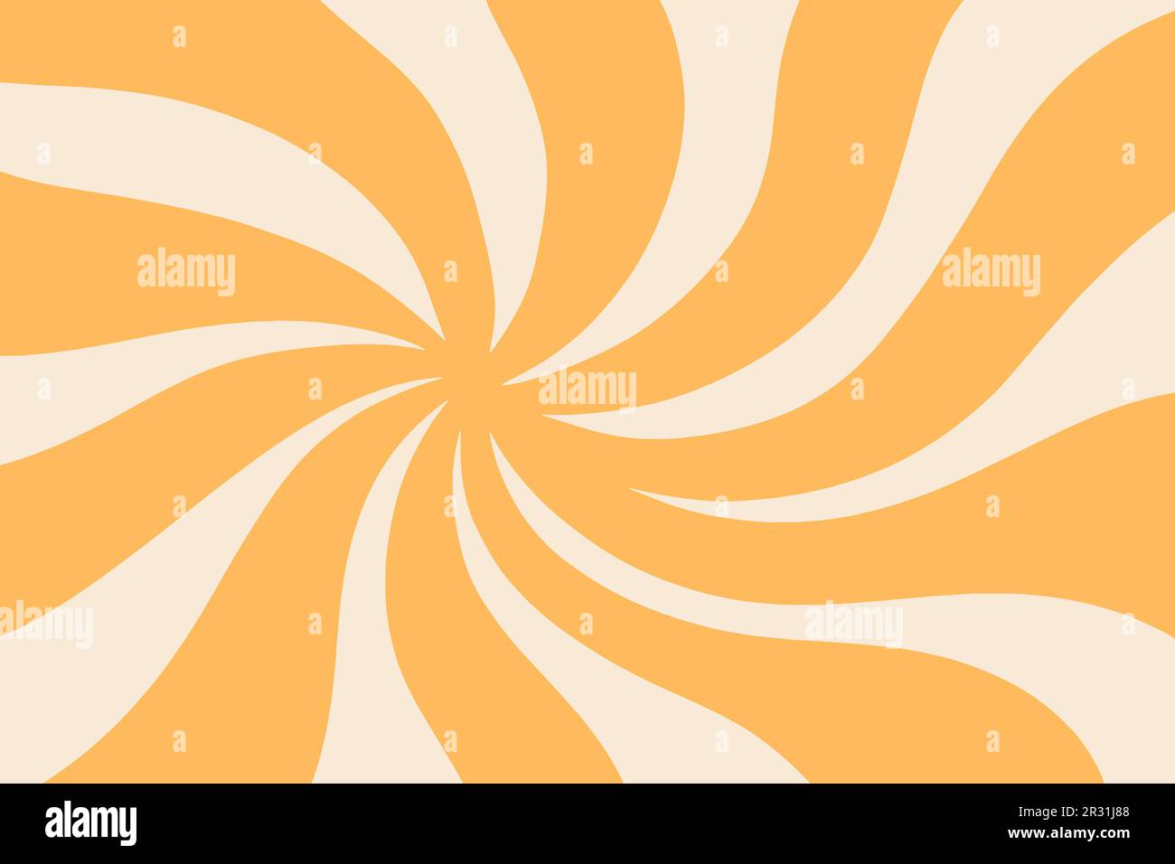 Retro Groovy Background, Trendy 70s Sun Rays Stock Vector Image & Art ...