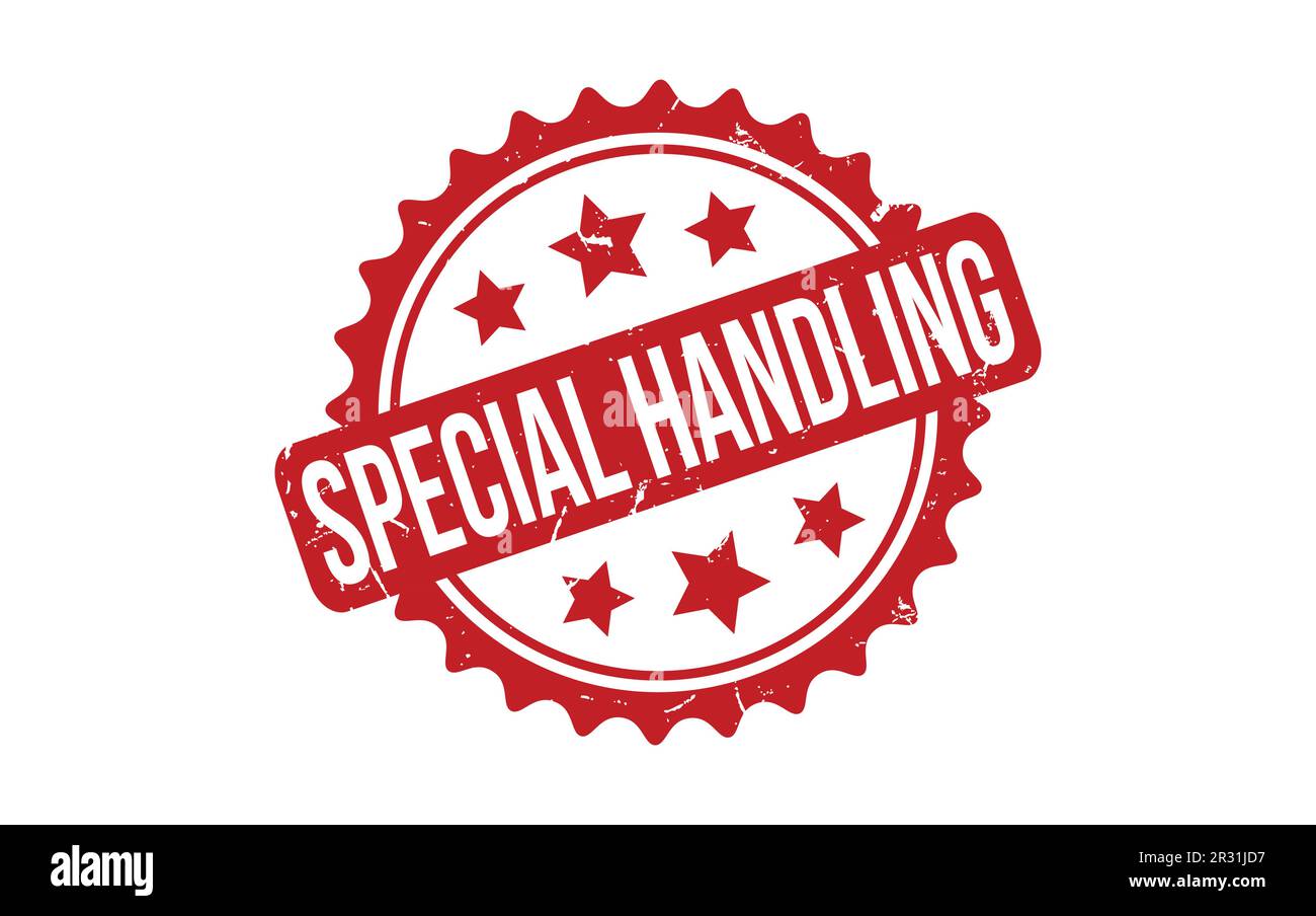 Special handling seal Cut Out Stock Images & Pictures - Alamy