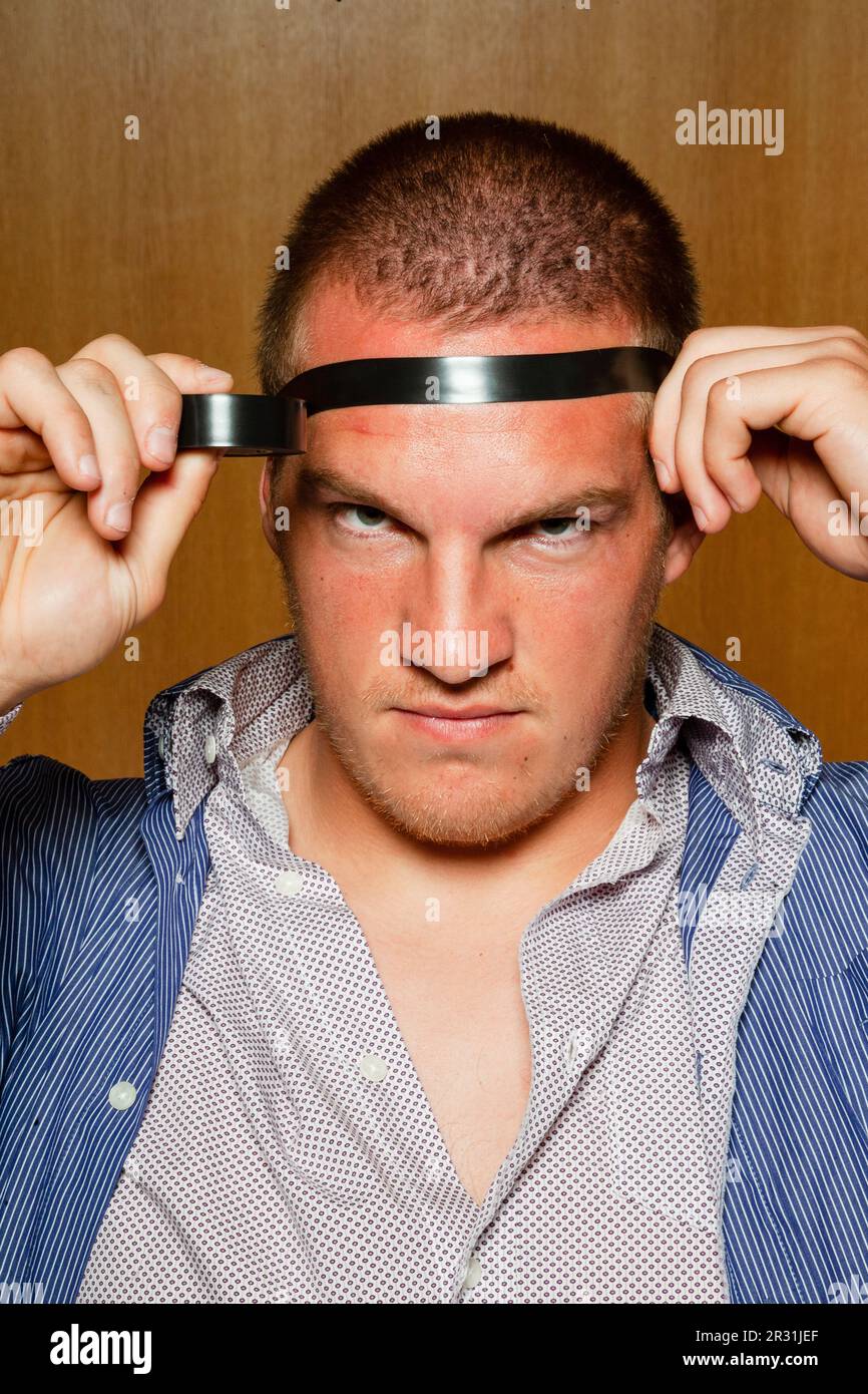Fashion shoot with Wales Rugby Star Gethin Jenkins, Millenniun Stadium ...