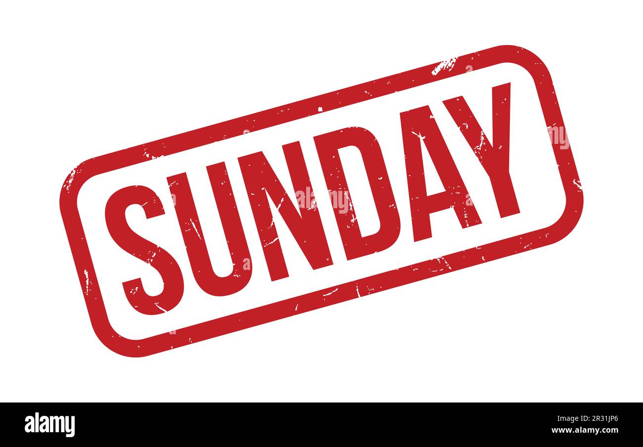 Sunday stamp hi-res stock photography and images - Alamy