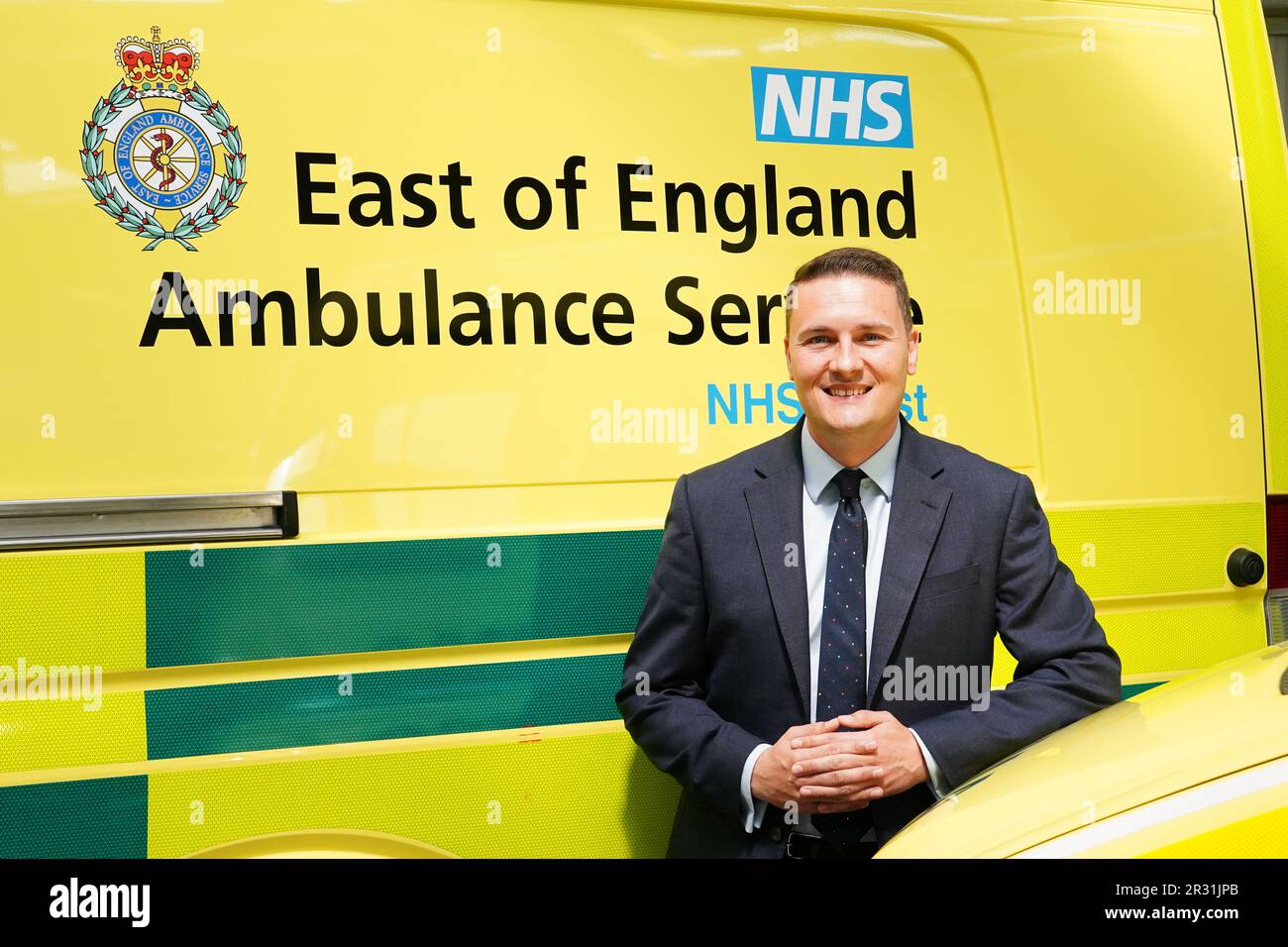 Shadow health secretary Wes Streeting during a visit to East of England ...