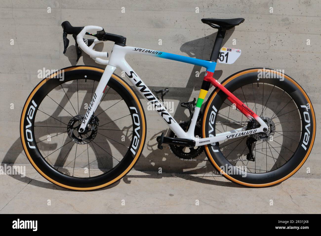 Photo of special paint job for World Champion colours on Remco ...