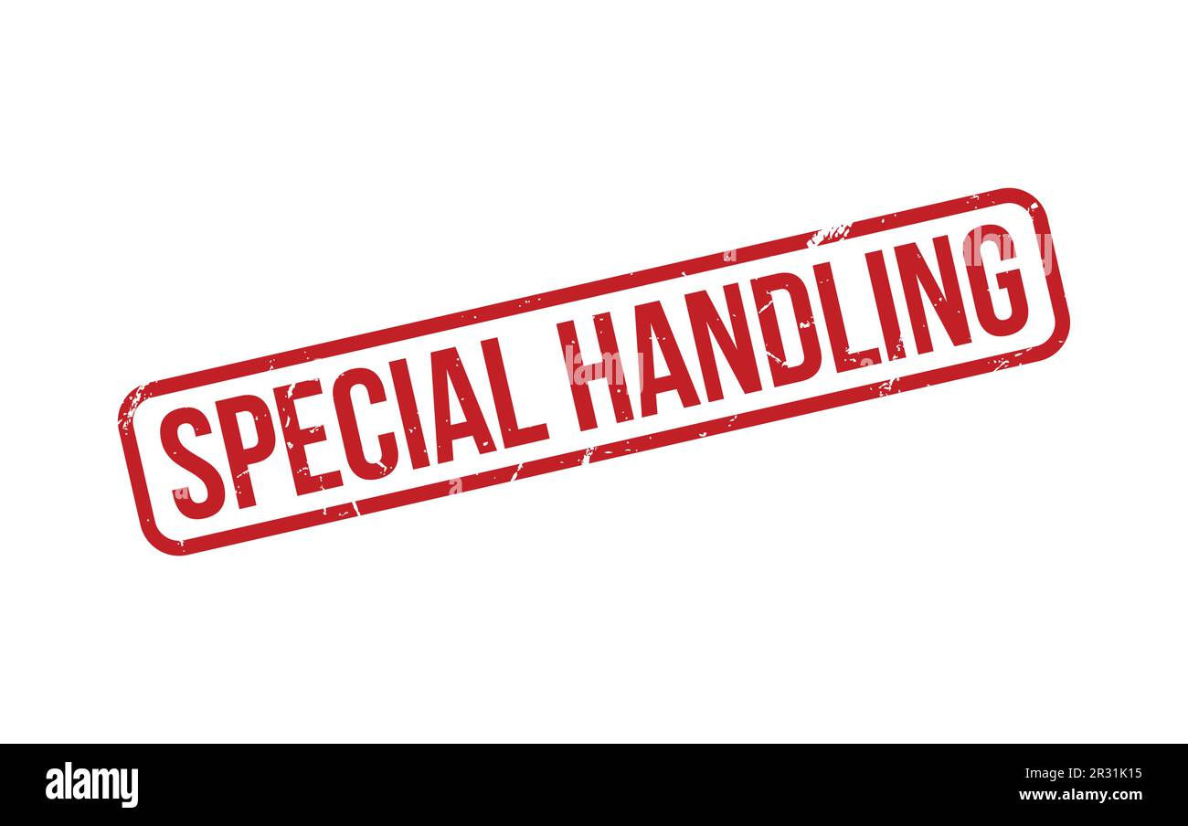 Special handling rubber stamp hi-res stock photography and images - Alamy