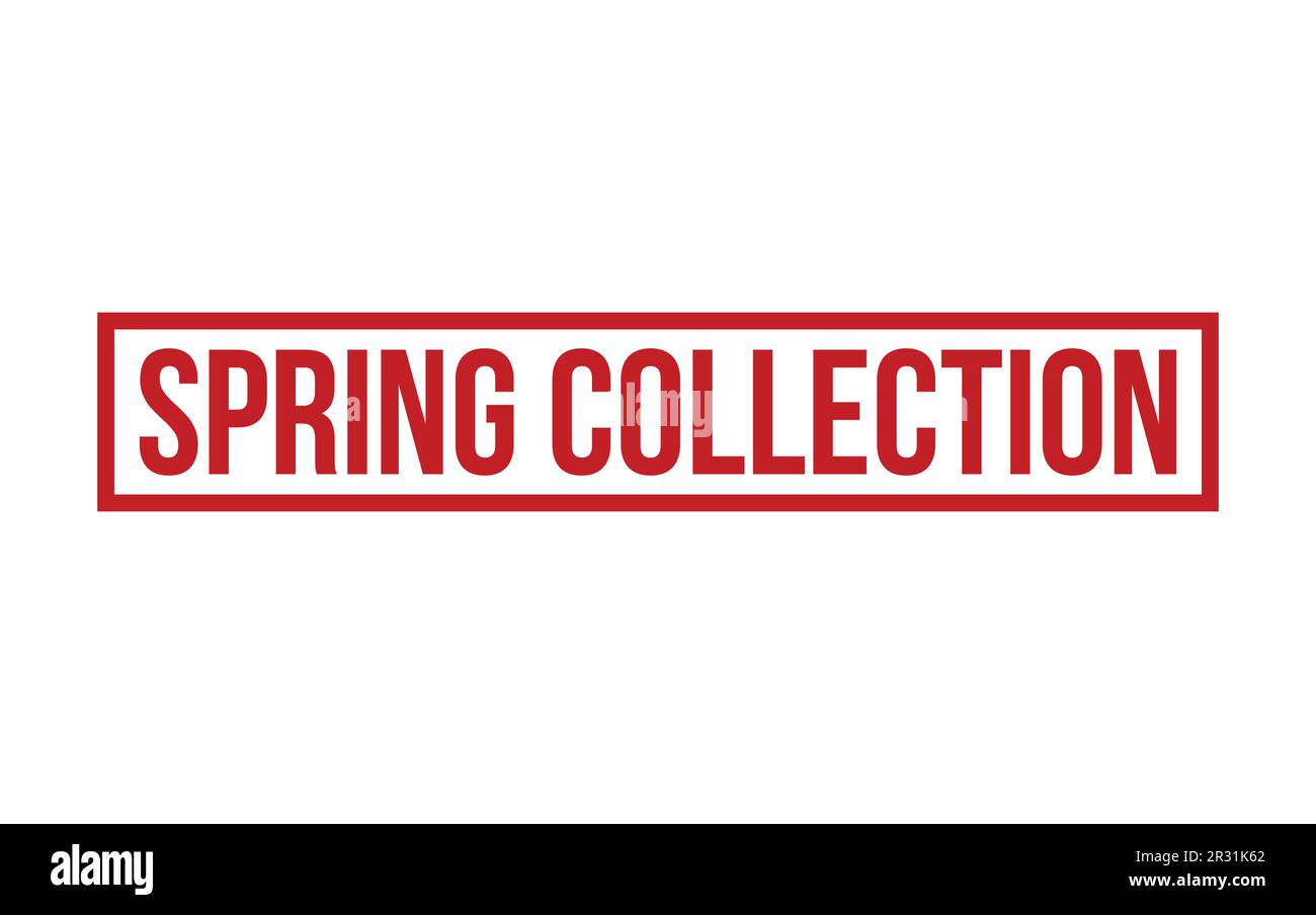 Spring collection stamp Stock Vector Images - Alamy