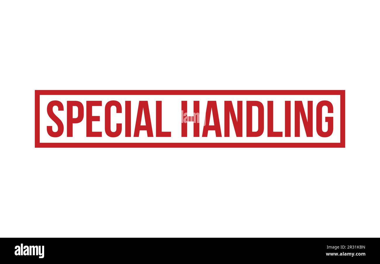 Special handling rubber stamp hi-res stock photography and images - Alamy