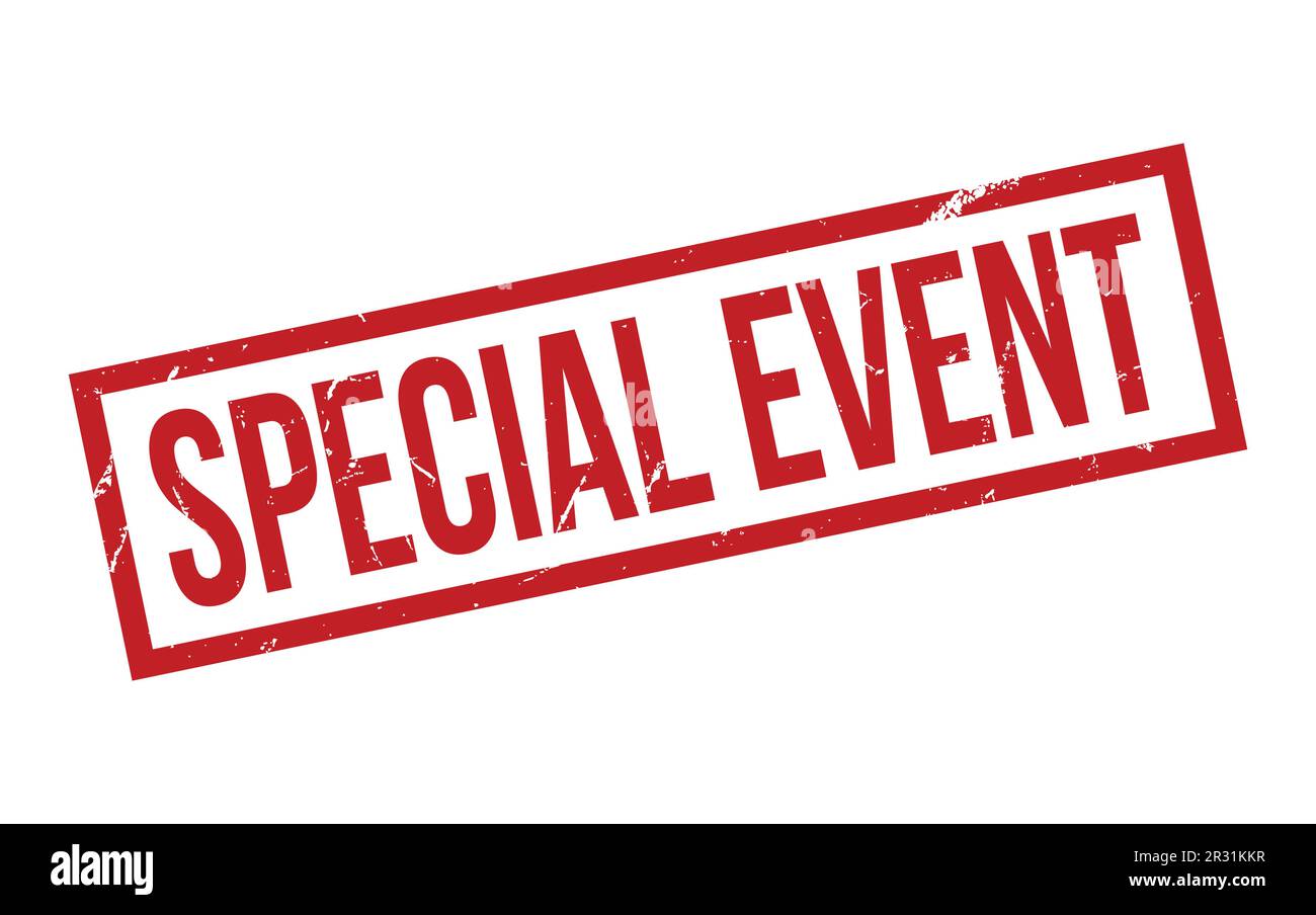 Special Event Rubber Stamp Seal Vector Stock Vector Image & Art - Alamy