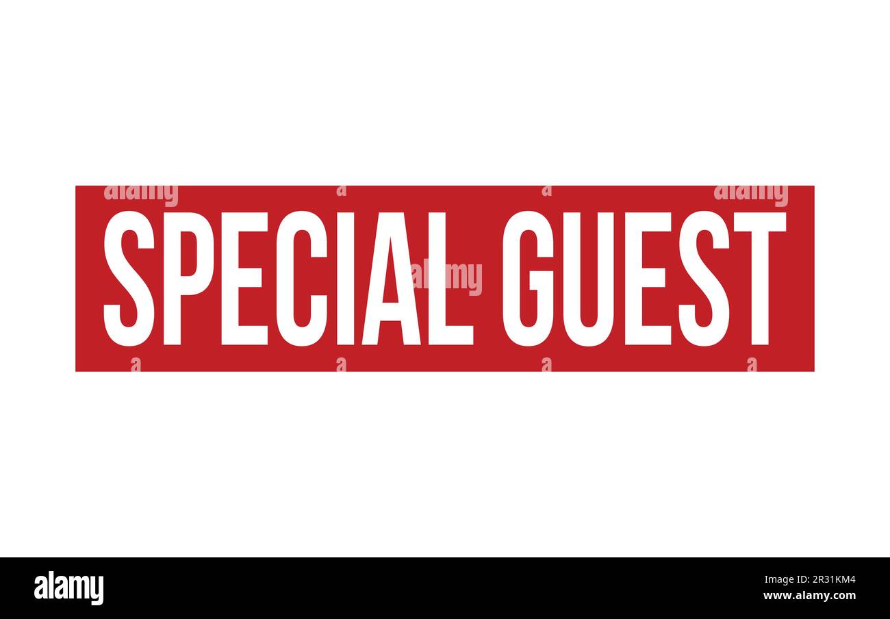 Special guest text Stock Vector Images - Alamy