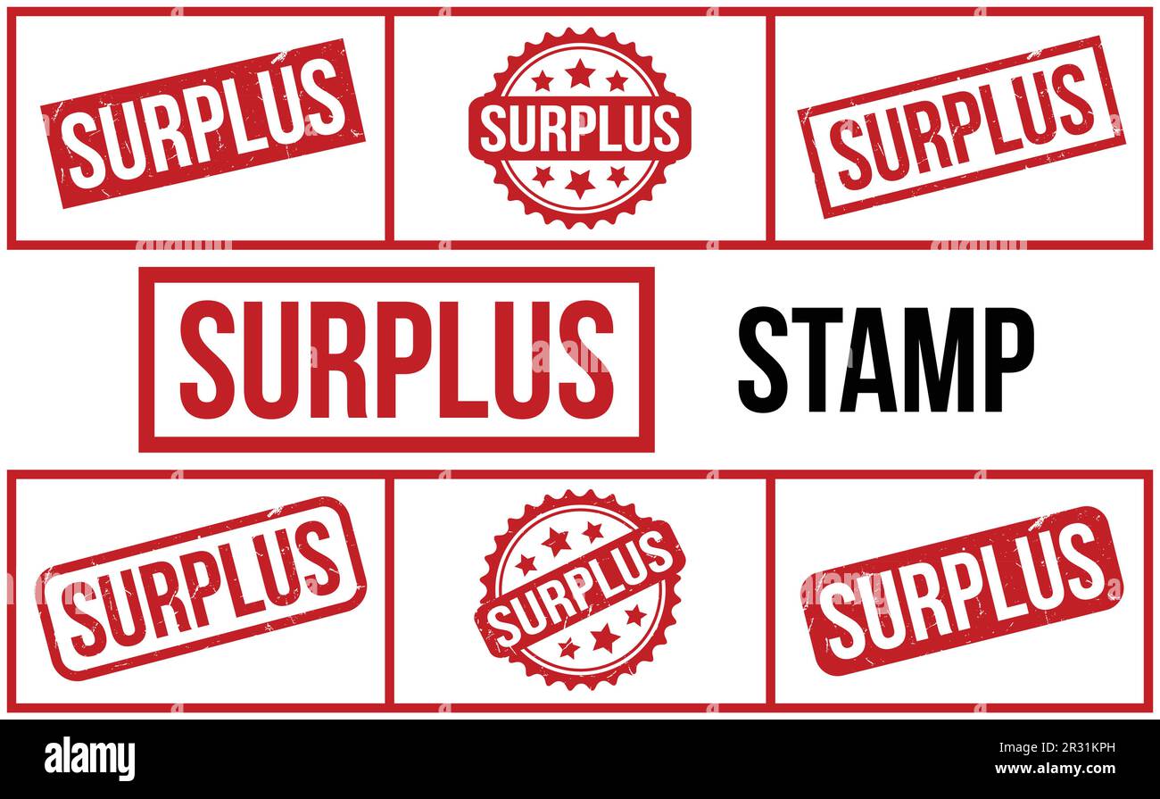Surplus rubber grunge stamp set vector Stock Vector Image & Art - Alamy