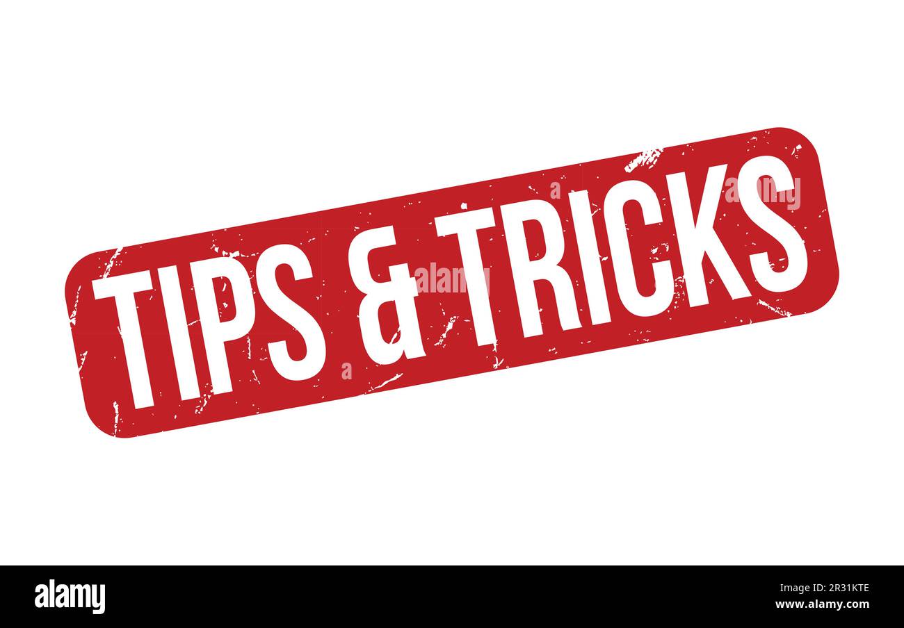 Tips & Tricks Rubber Stamp Seal Vector Stock Vector Image & Art - Alamy