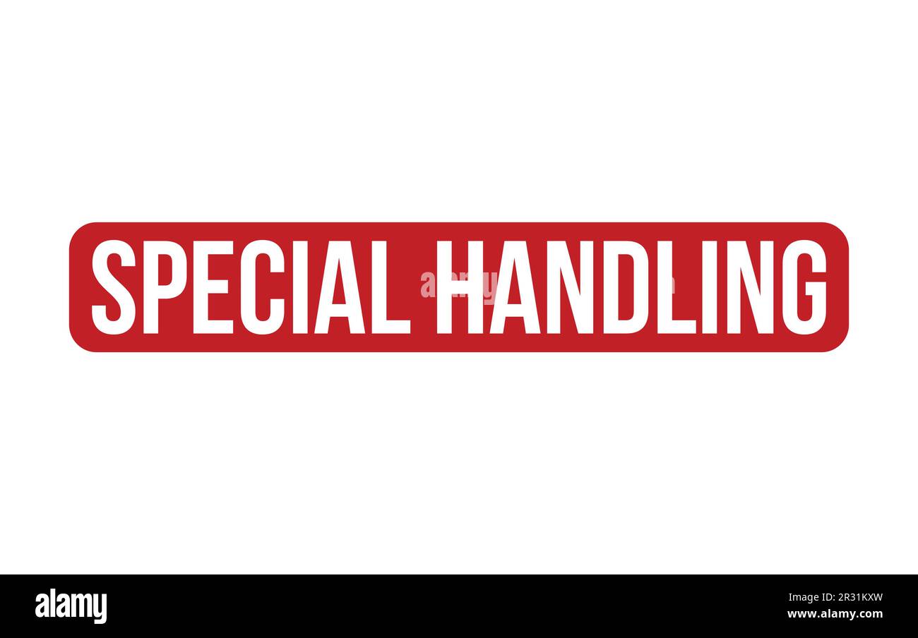 Special handling seal Cut Out Stock Images & Pictures - Alamy