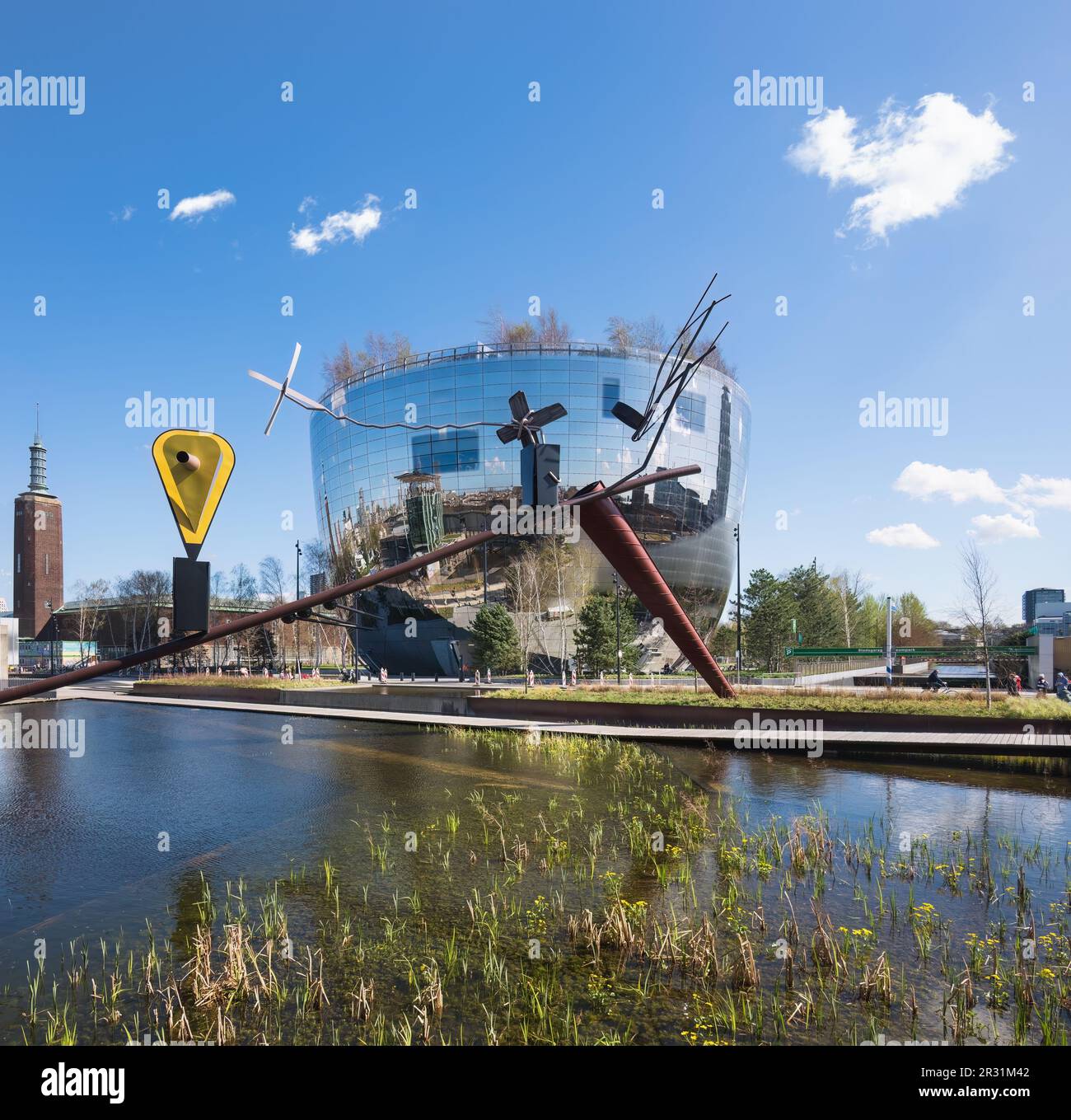 Rotterdam, Netherlands - Depot Boijmans Van Beuningen by MVRDV, curved ...