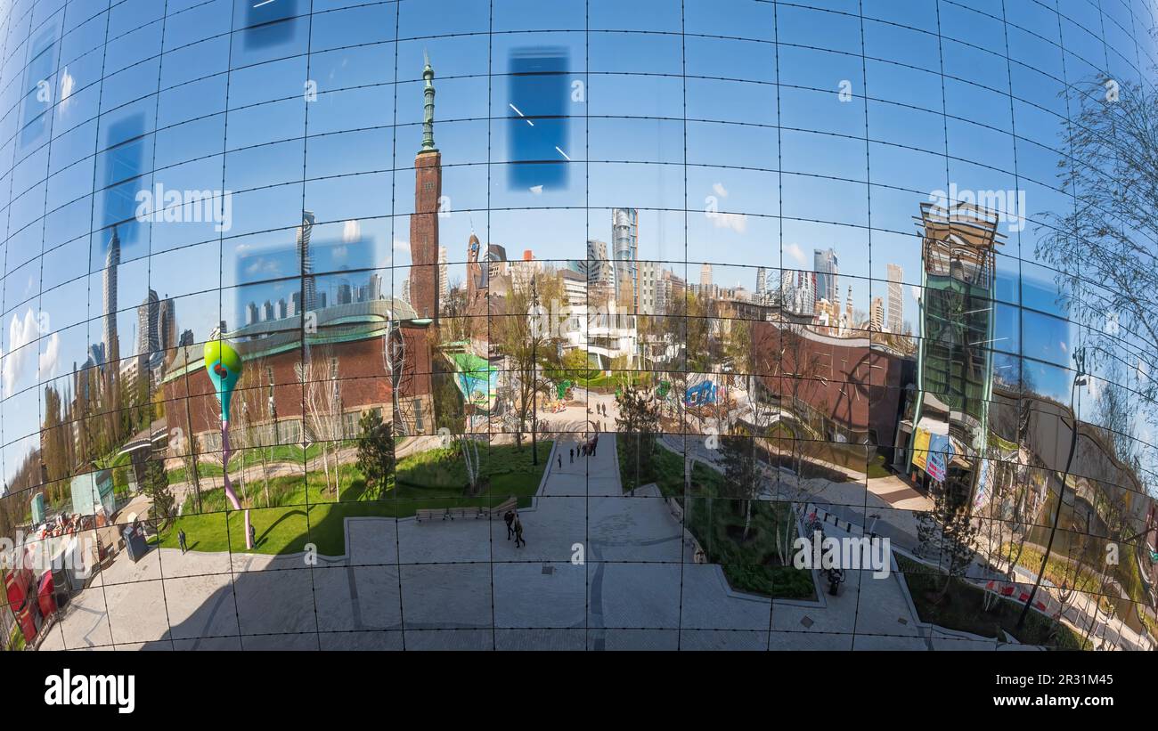 Rotterdam, Netherlands - Depot Boijmans Van Beuningen by MVRDV, curved ...