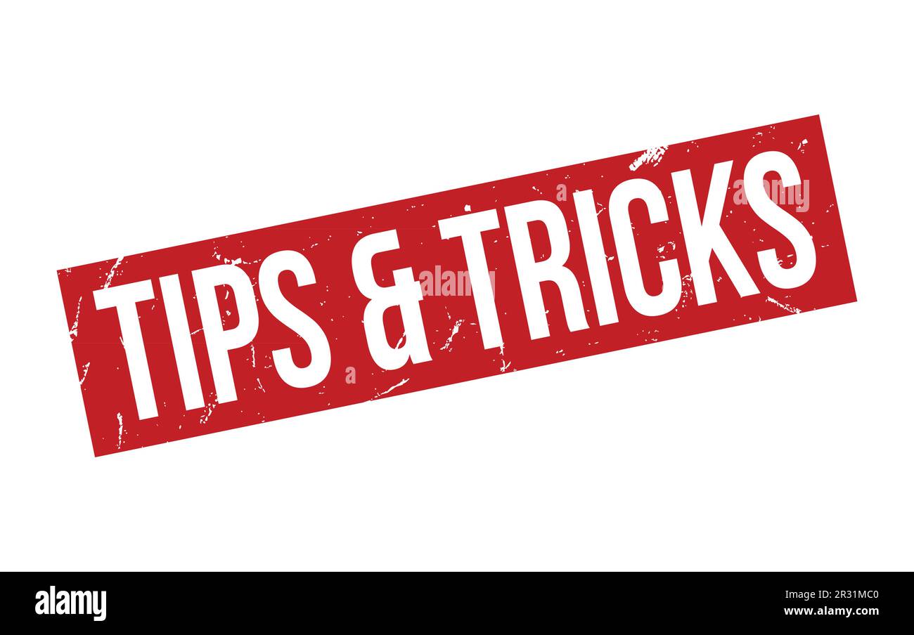 Tips & Tricks Rubber Stamp Seal Vector Stock Vector Image & Art - Alamy