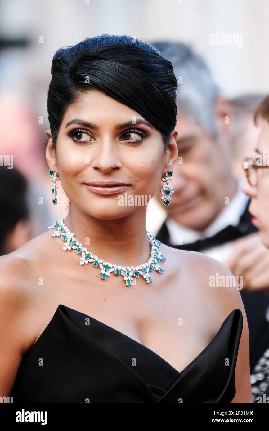 Cannes, France. 21st May, 2023. Farhana Bodi photographed during the ...