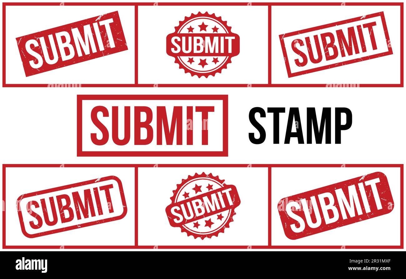 Submit stamp sign seal hi-res stock photography and images - Alamy