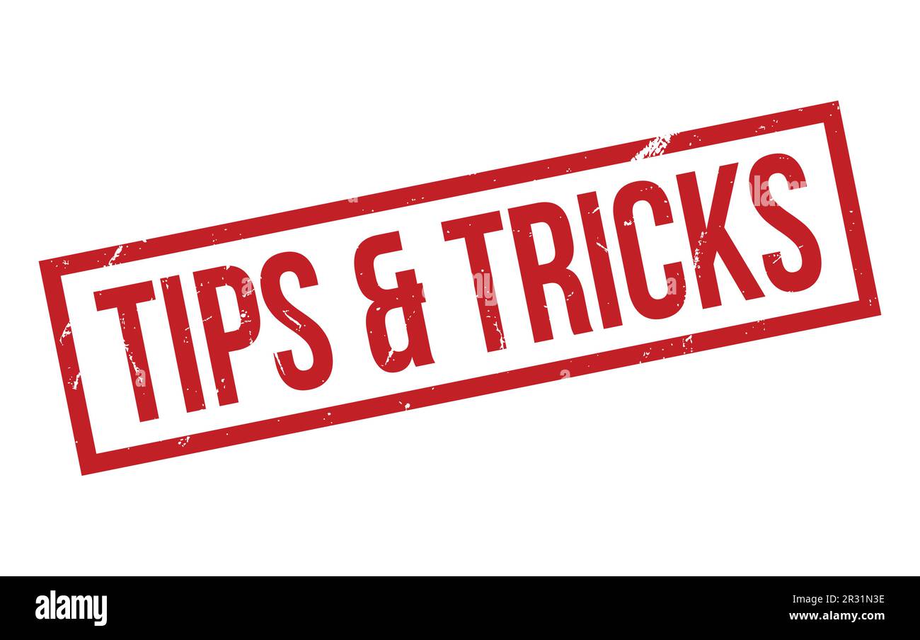 Tips & Tricks Rubber Stamp Seal Vector Stock Vector Image & Art - Alamy