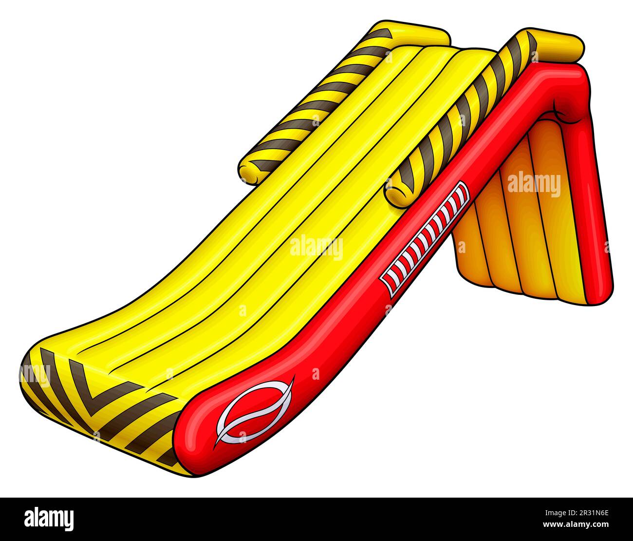 Colorful water slide Cut Out Stock Images & Pictures - Alamy