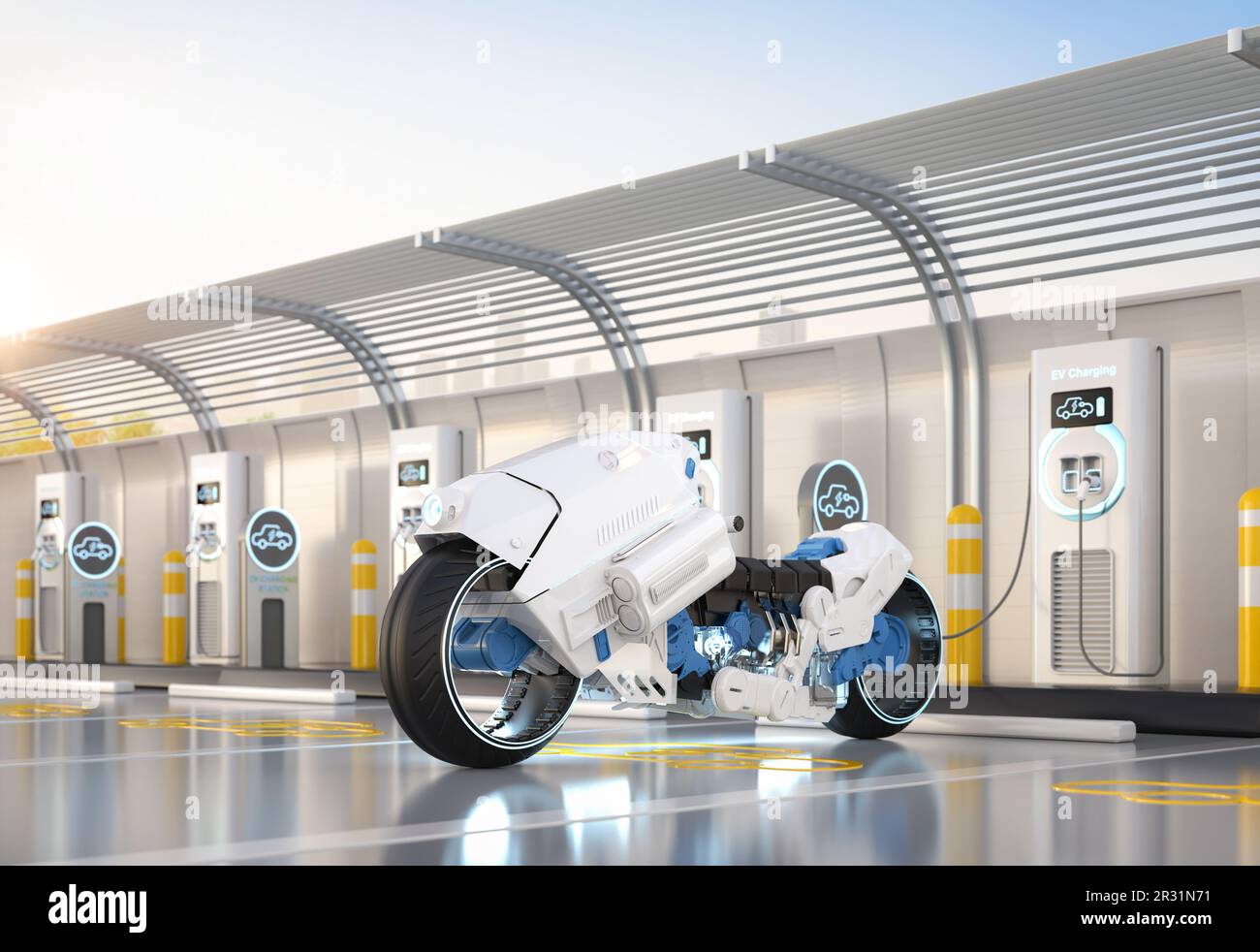 Recharging electric bike station hi-res stock photography and images ...