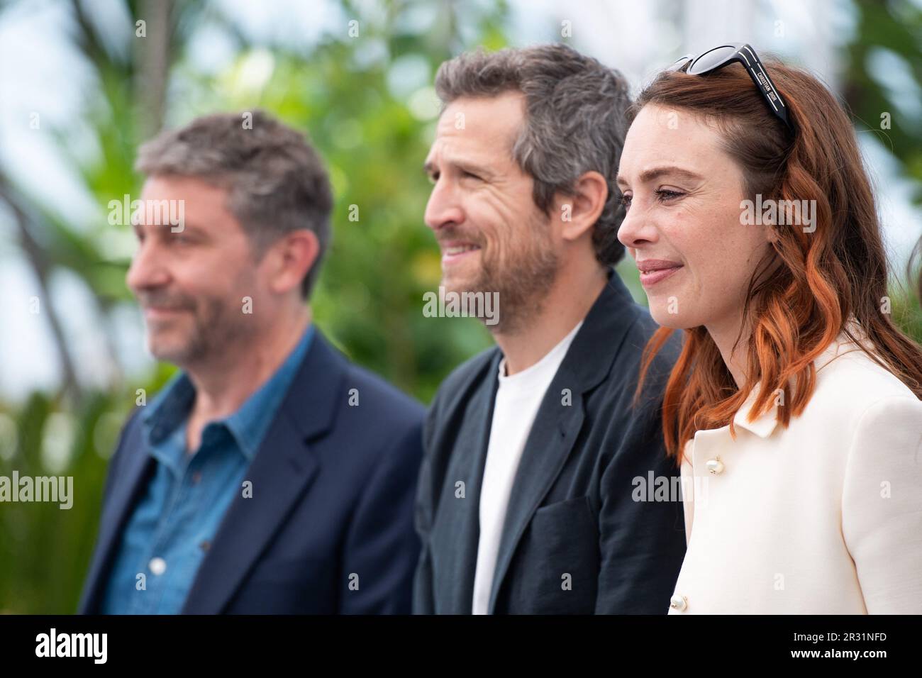 Cannes, France. 22nd May, 2023. Guillaume Canet and Laetitia Dosch ...