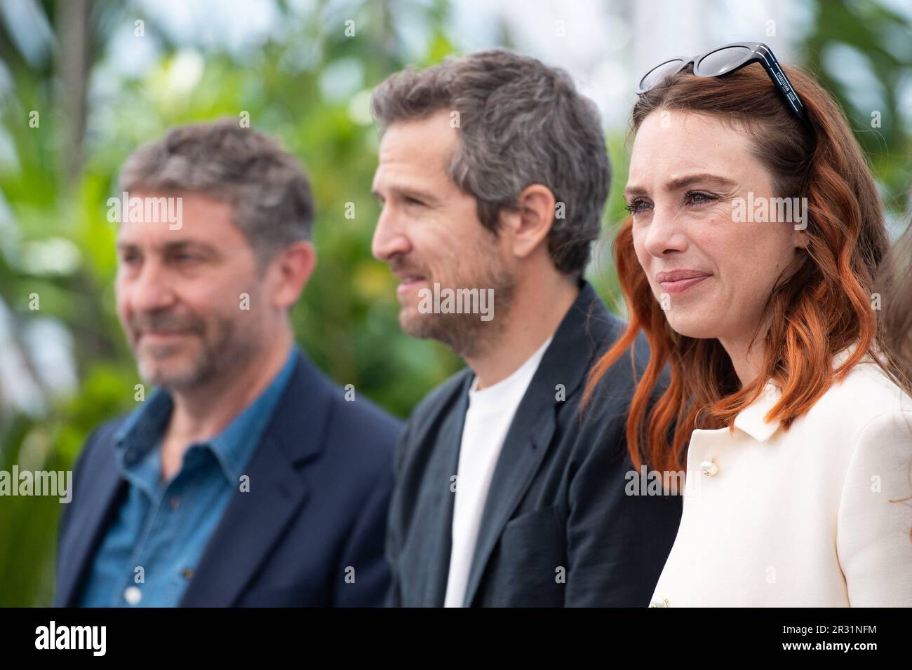 Cannes, France. 22nd May, 2023. Guillaume Canet and Laetitia Dosch ...