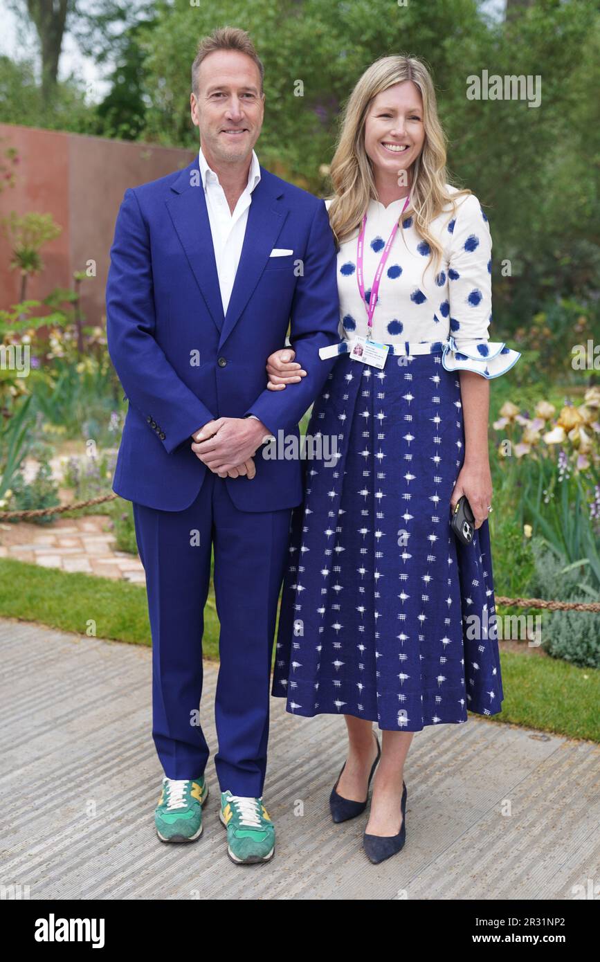 Ban and Marina Fogle during the RHS Chelsea Flower Show press day, at ...