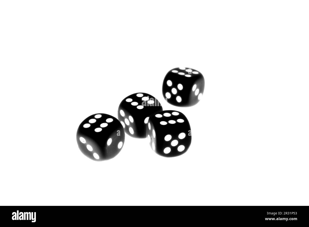 Game dice Black and White Stock Photos & Images - Alamy