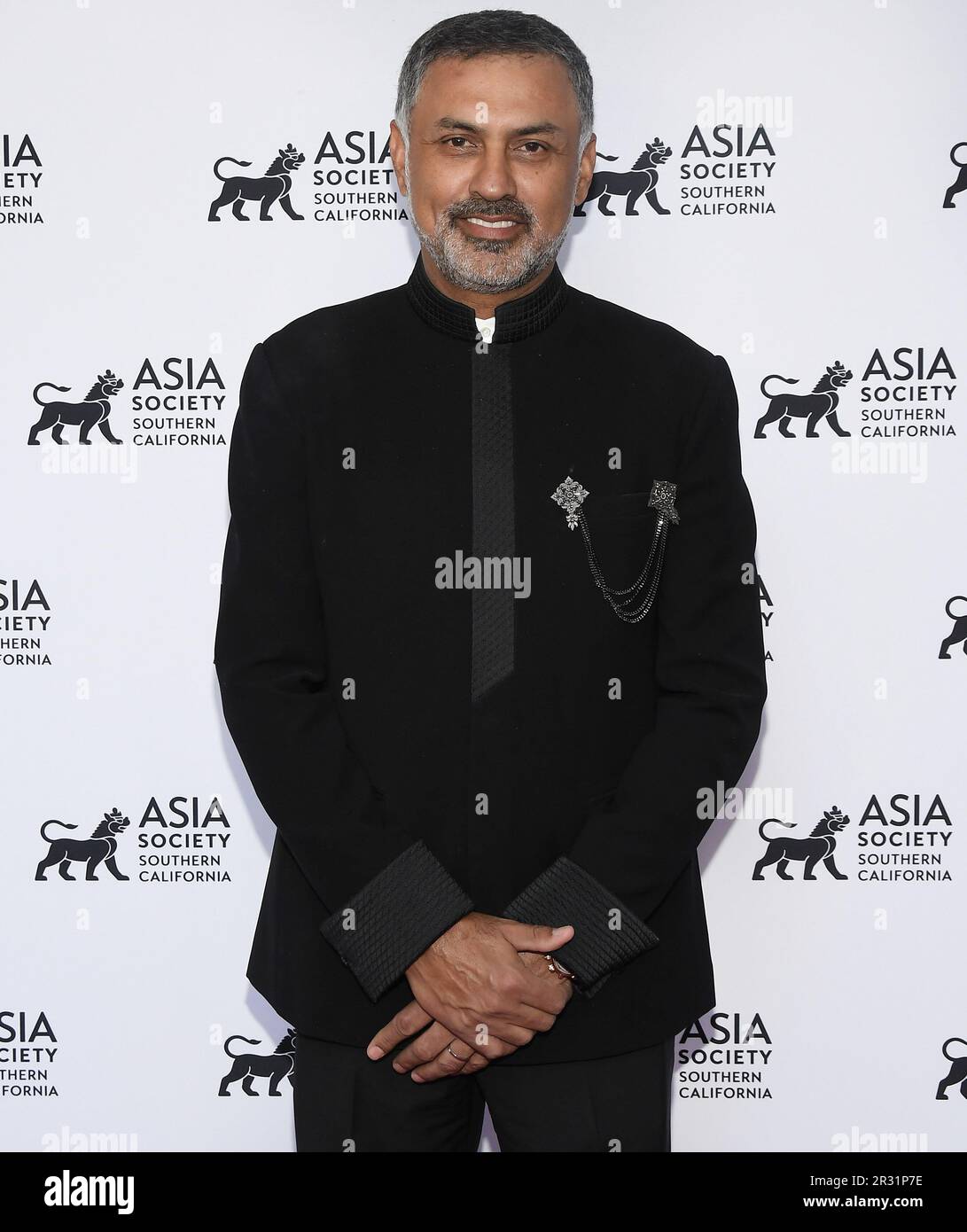 Nikesh Arora arrives at the 2023 Asia Society Southern California Annual Gala held at the ...